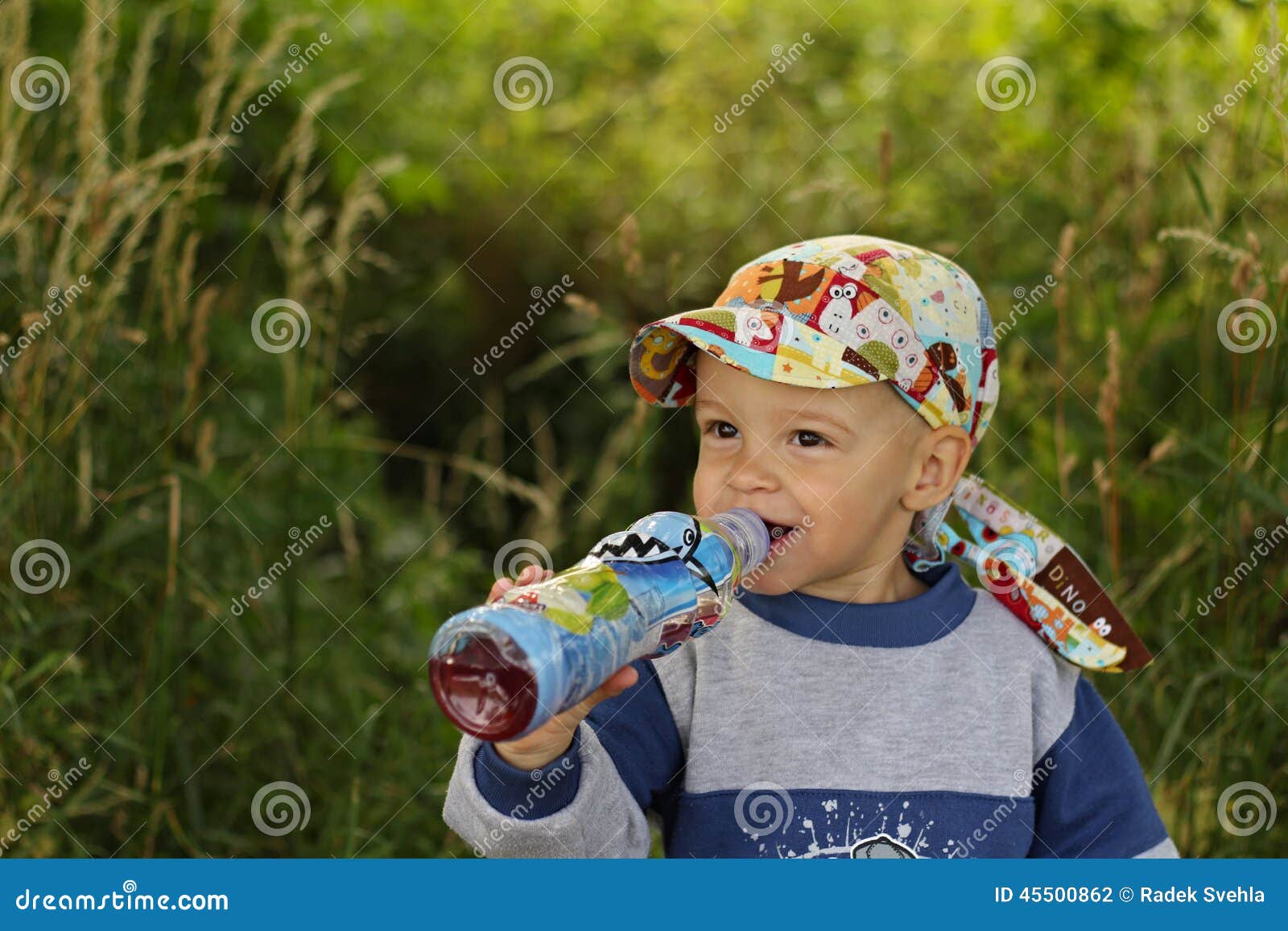 Little boy drinking stock photo. Image of cute, water - 45500862