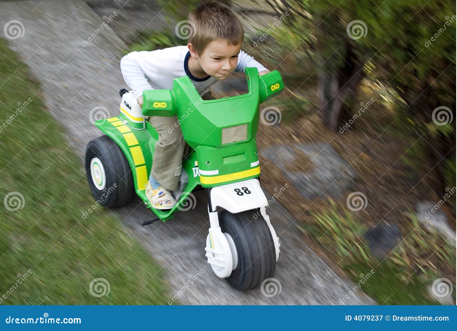 Little boy driving toy car stock image. Image of child - 4079237