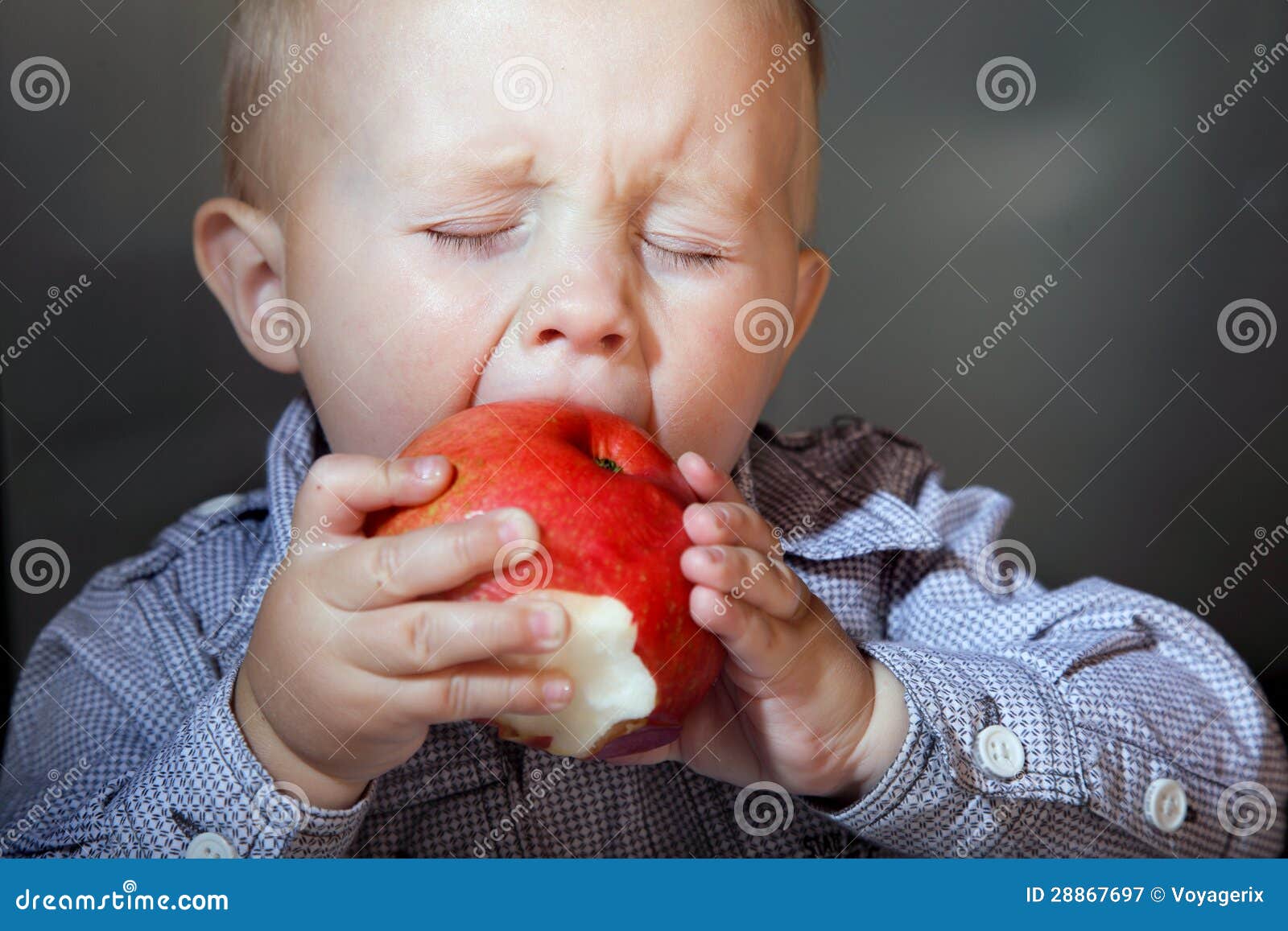 Humans Eating An Apple