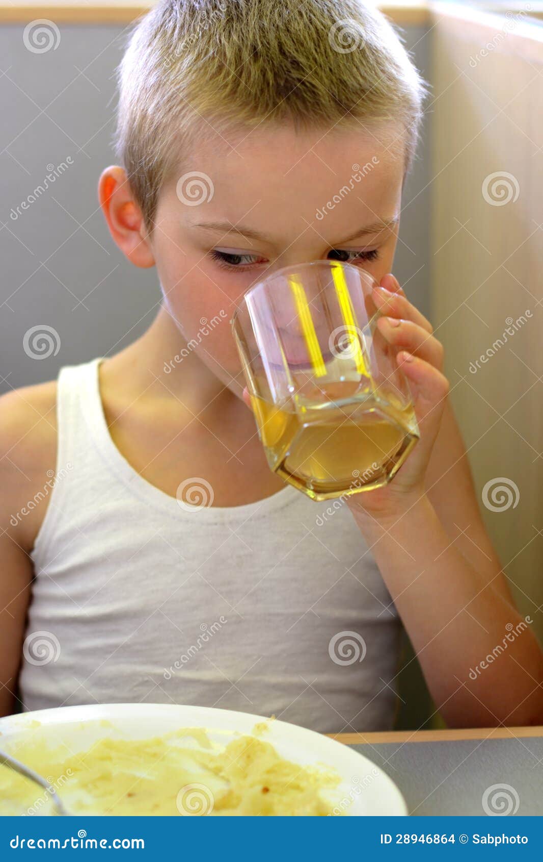 Little Boy Eats stock photo. Image of hungry, adolescence - 28946864