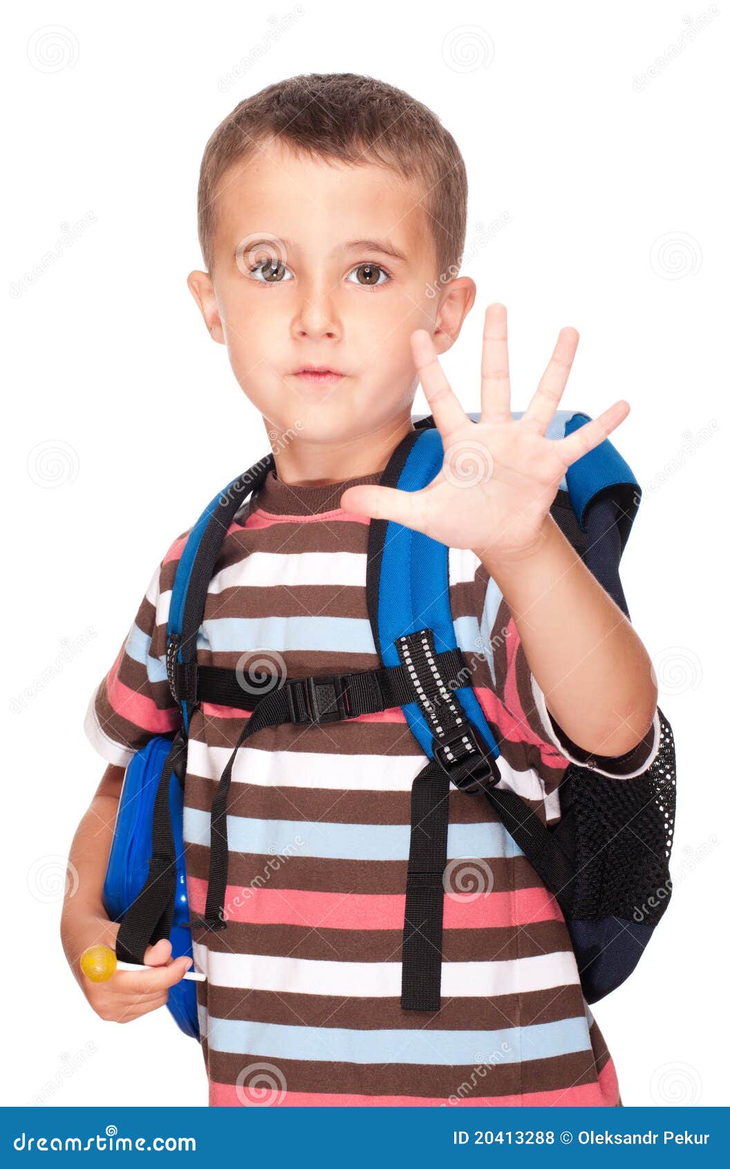 Little Boy Elementary Student Stock Photo - Image of pupil, white: 20413288