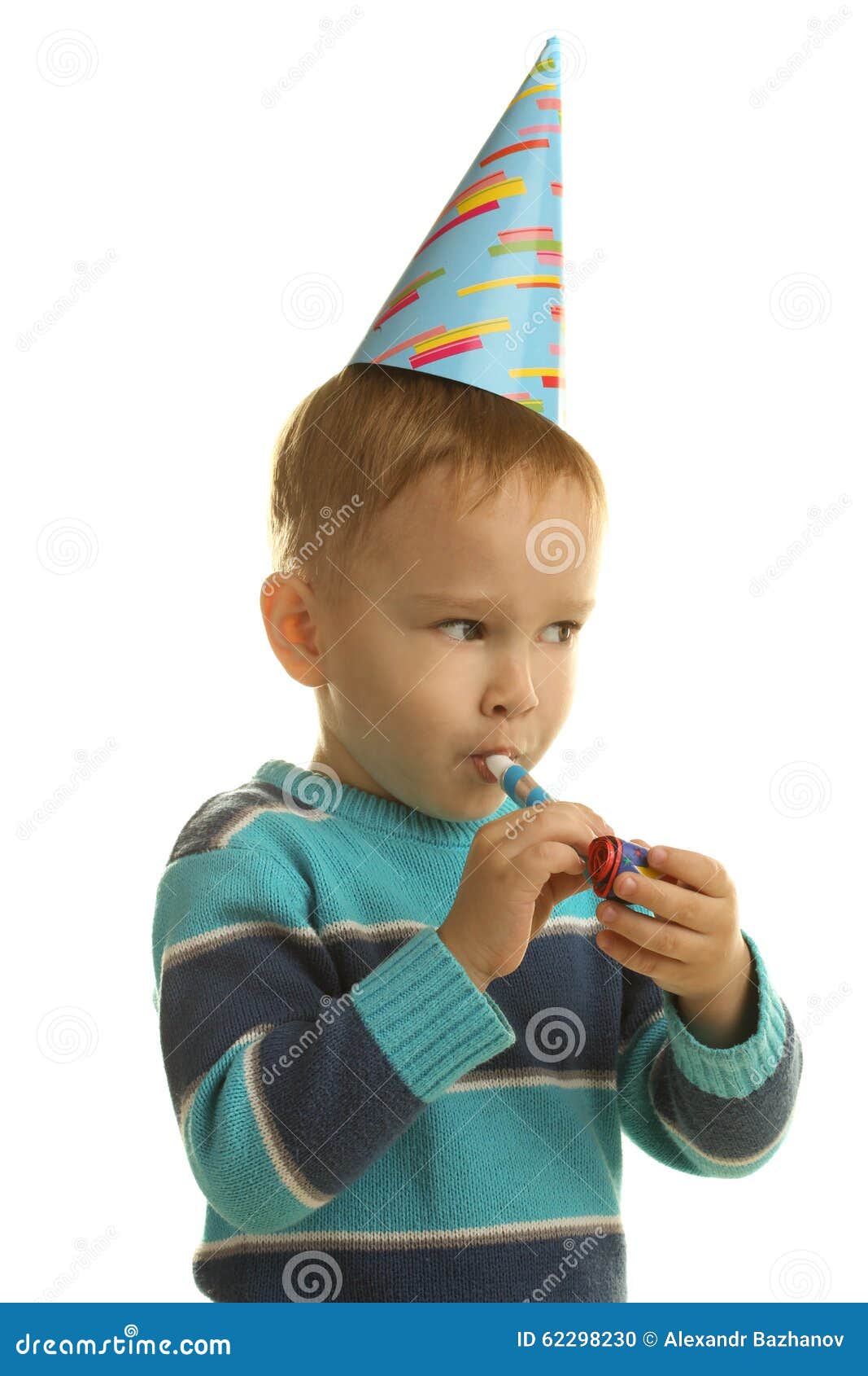 Little Boy with the Elements of the Holiday Stock Photo - Image of ...