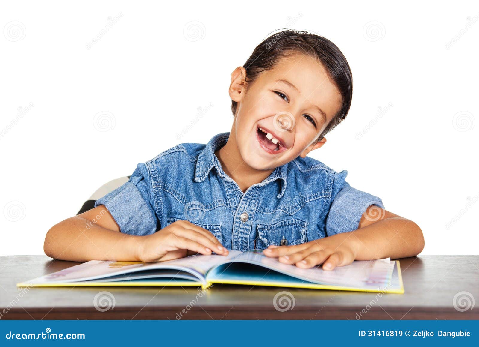 Little boy enjoy learning. stock image. Image of enjoying - 31416819