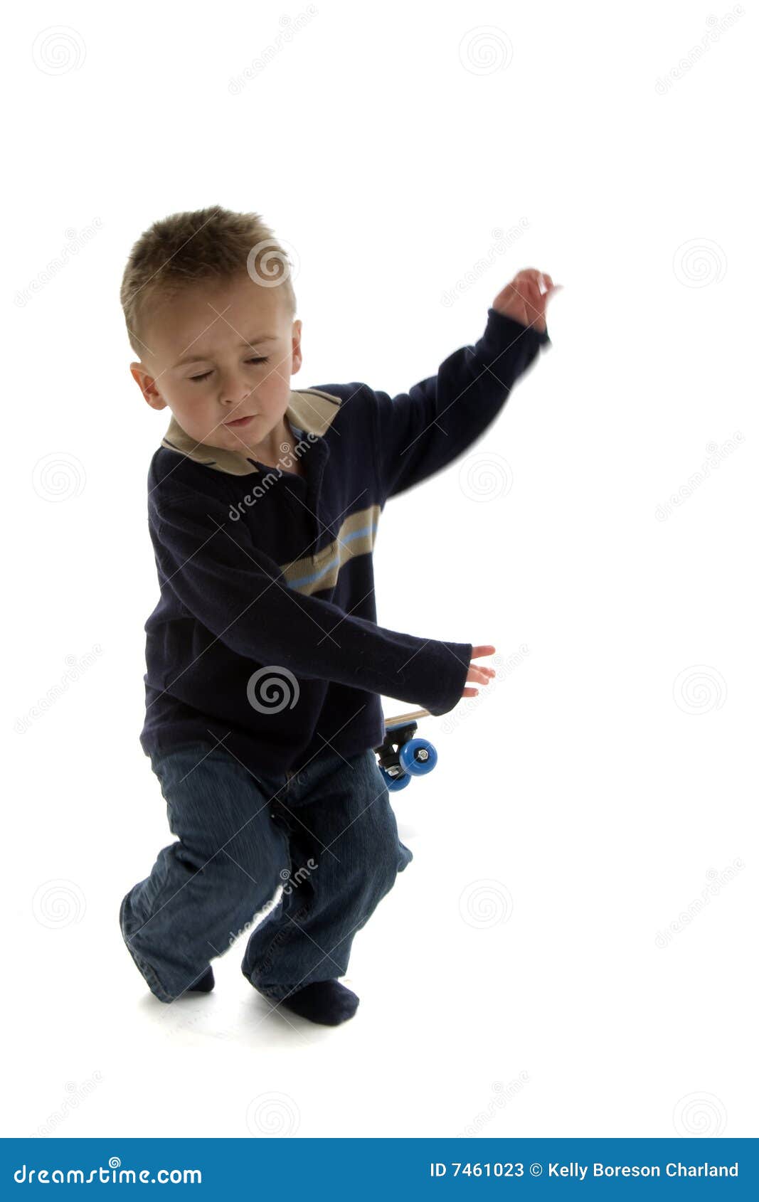 Little Boy Falling Off Skatebaord Stock Photos - Image: 7461023