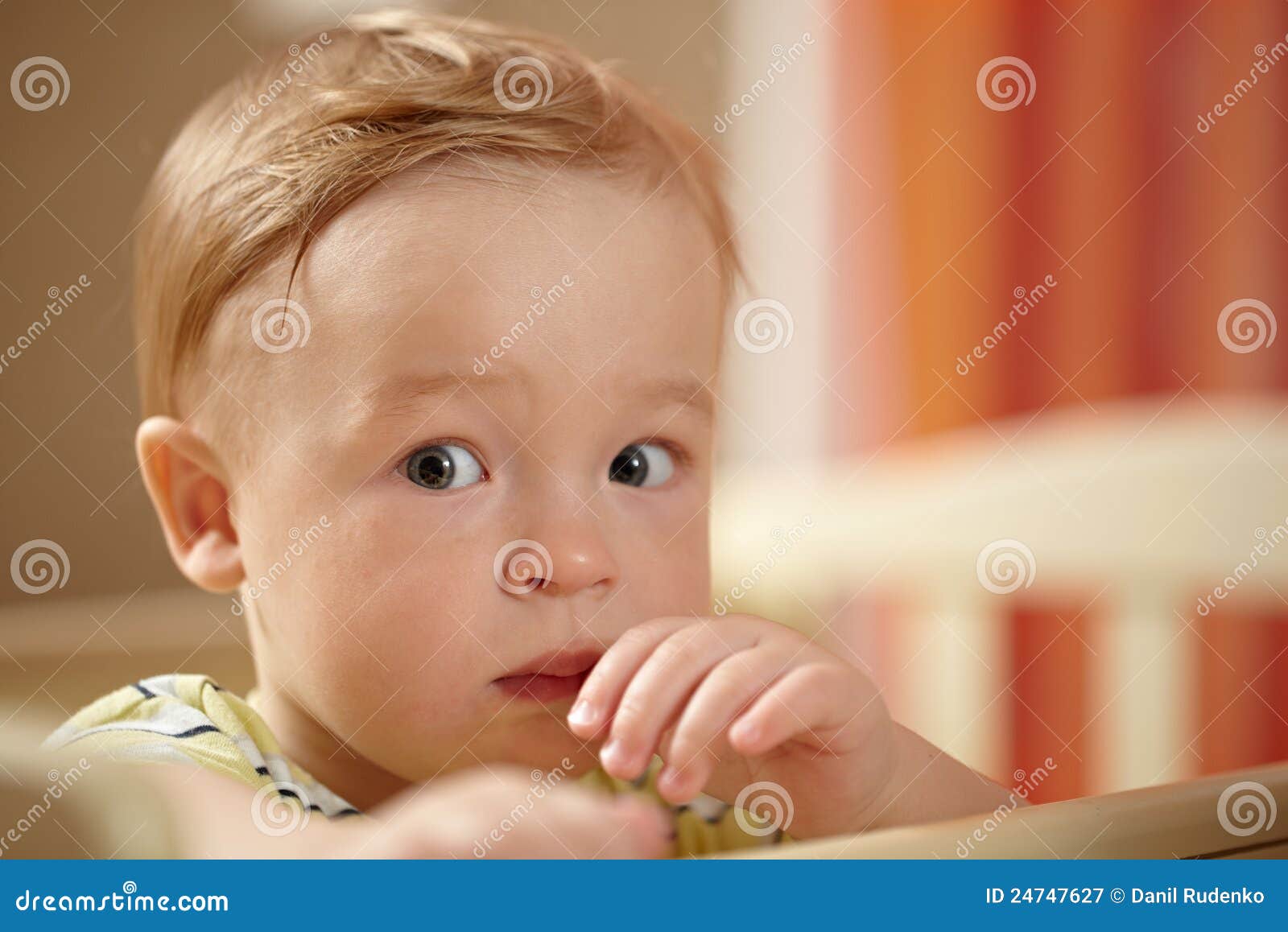 Little boy, fear look stock image. Image of conflict - 24747627