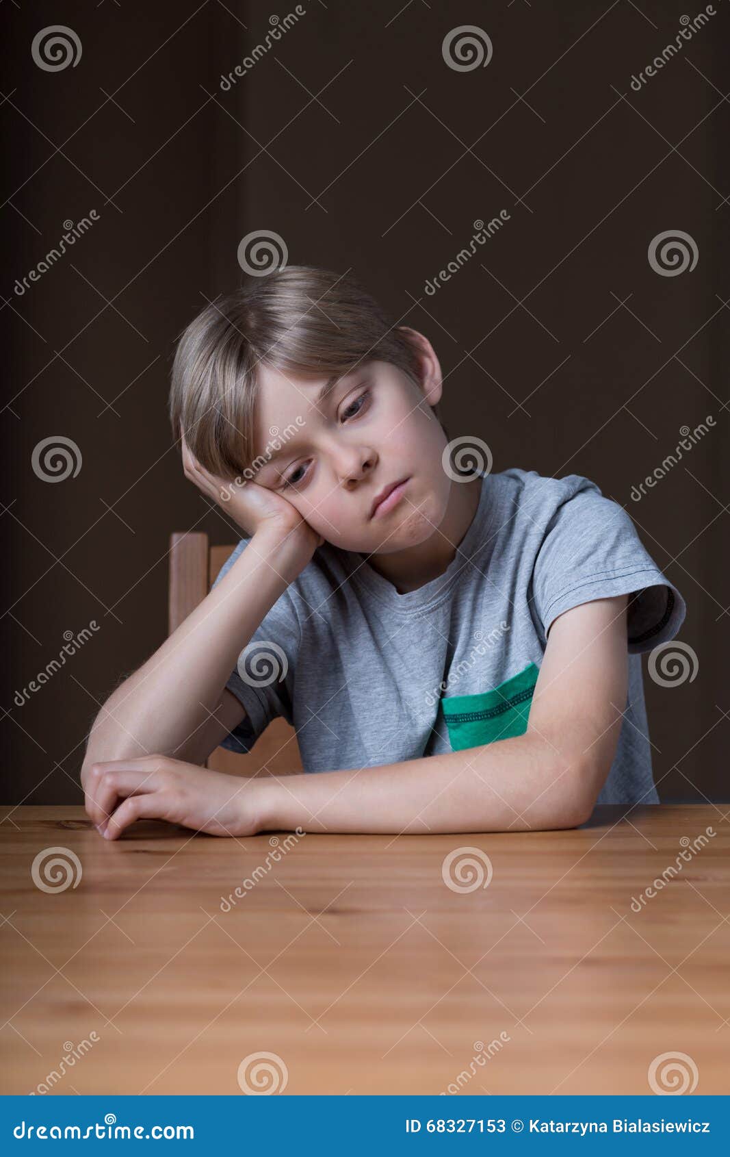 Little boy feeling sad stock image. Image of childhood - 68327153