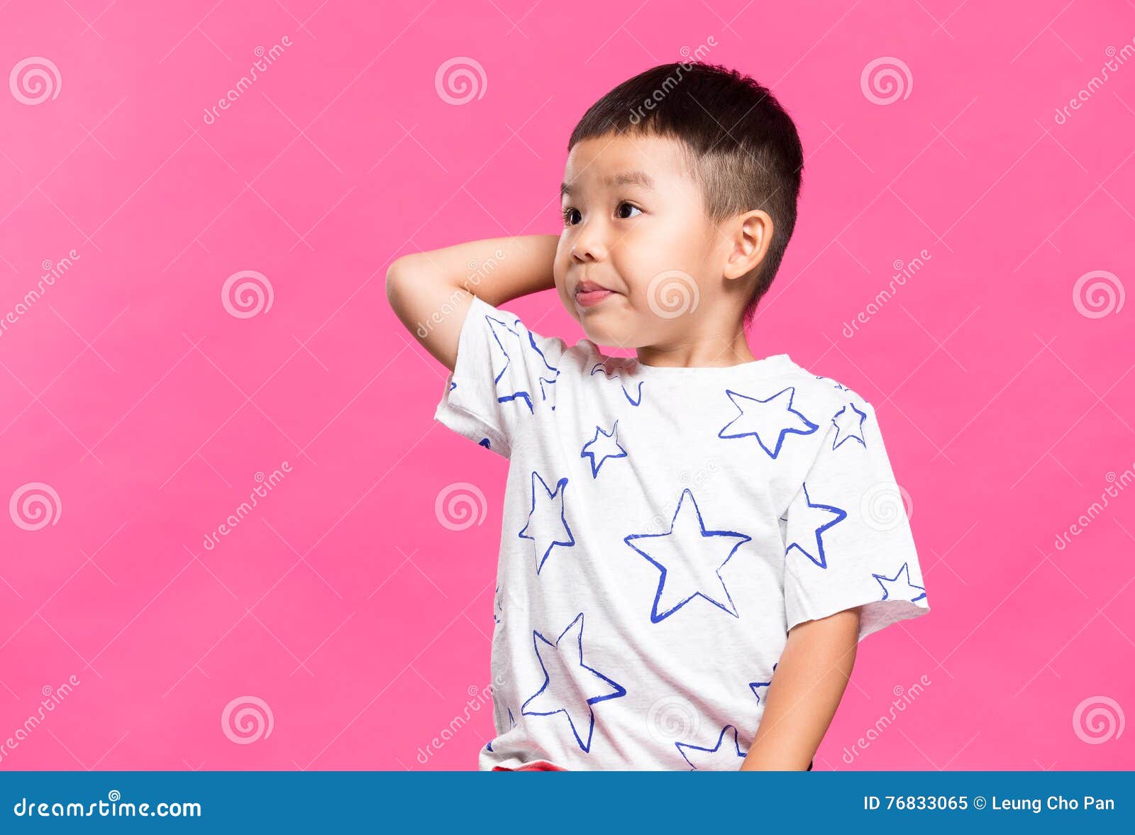 Little boy feeling worry stock image. Image of male, itchy - 76833065