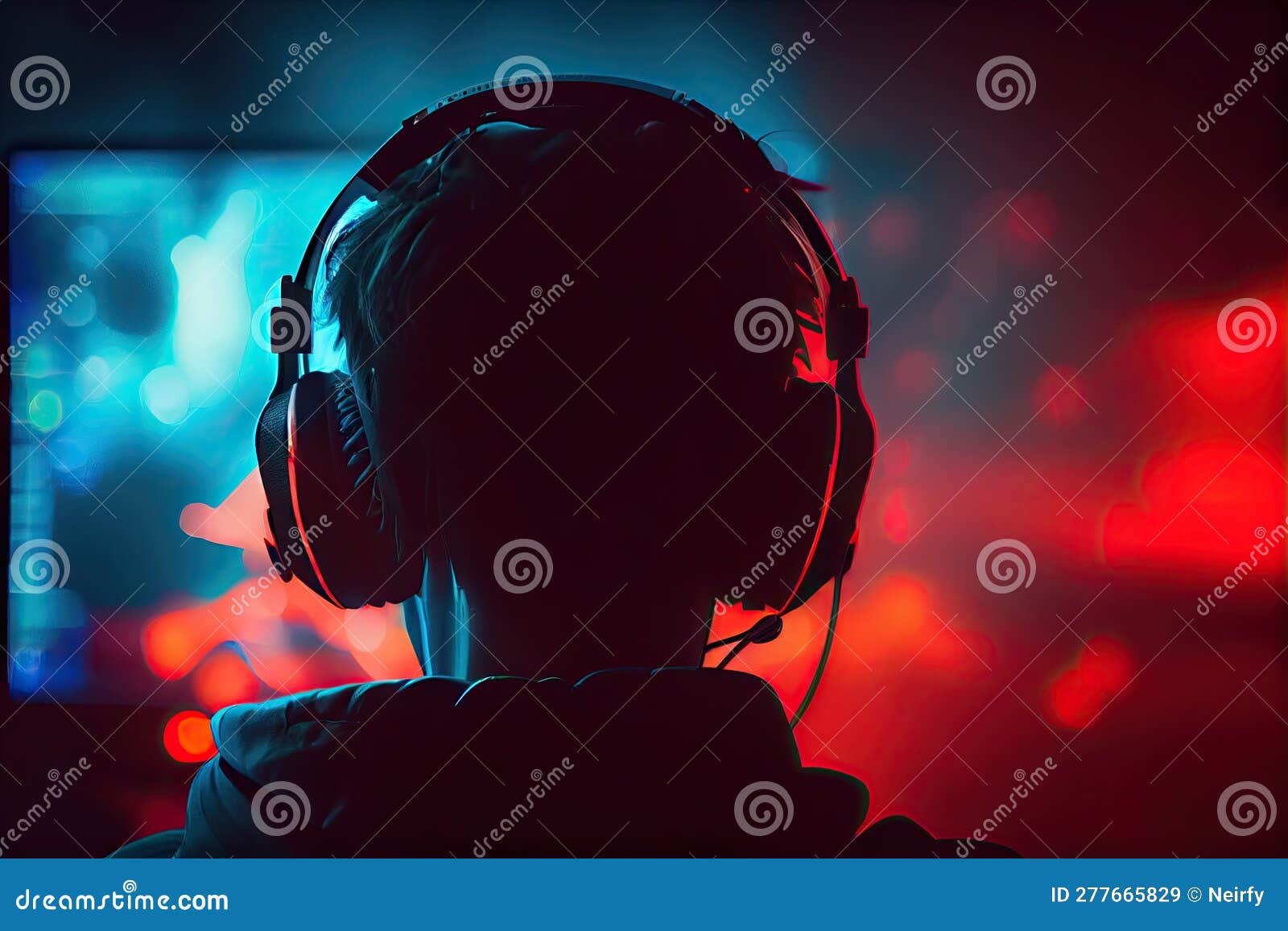 Little boy gamer stock illustration. Illustration of multiplayer ...