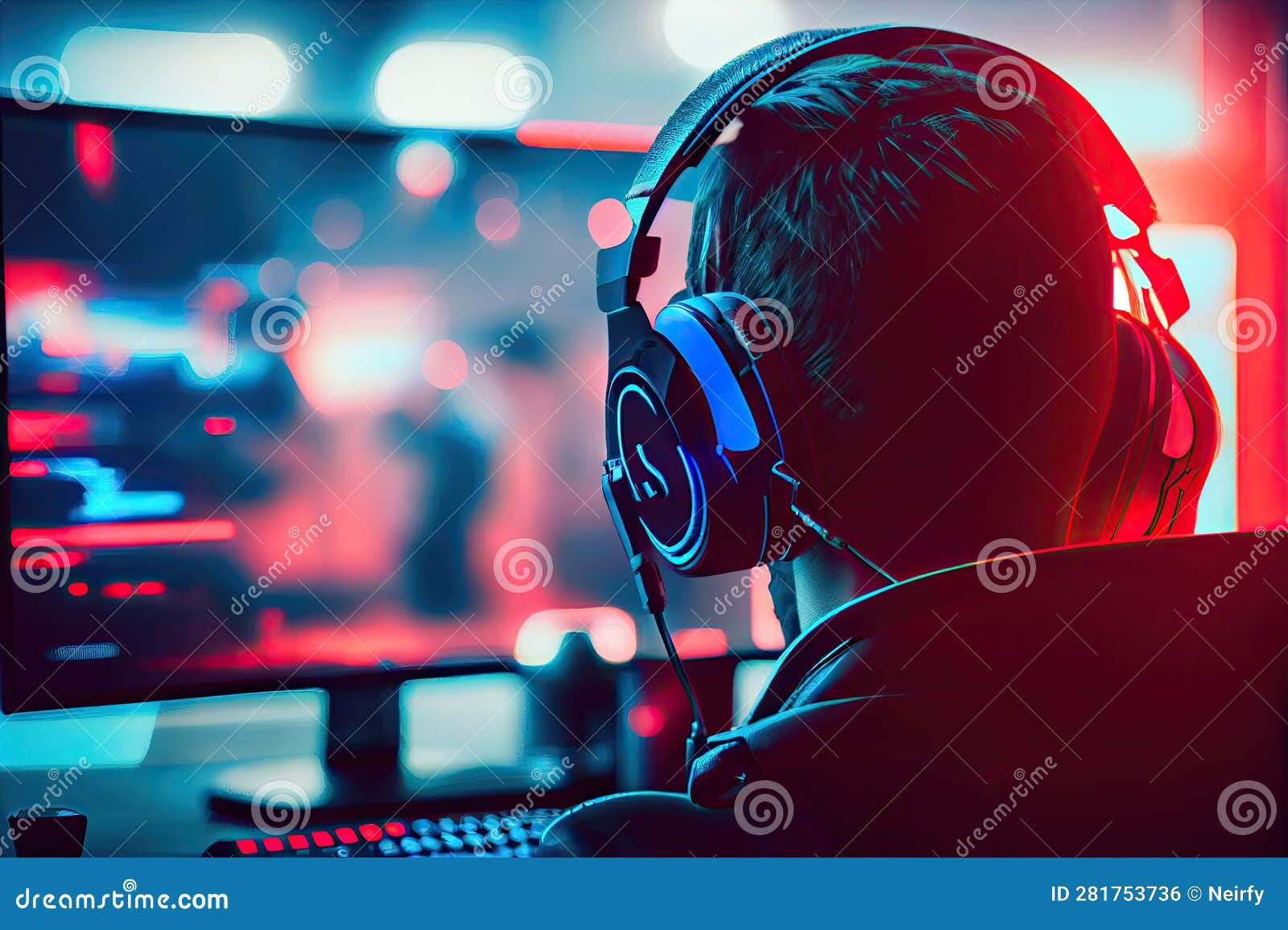 Little boy gamer stock illustration. Illustration of entertainment ...