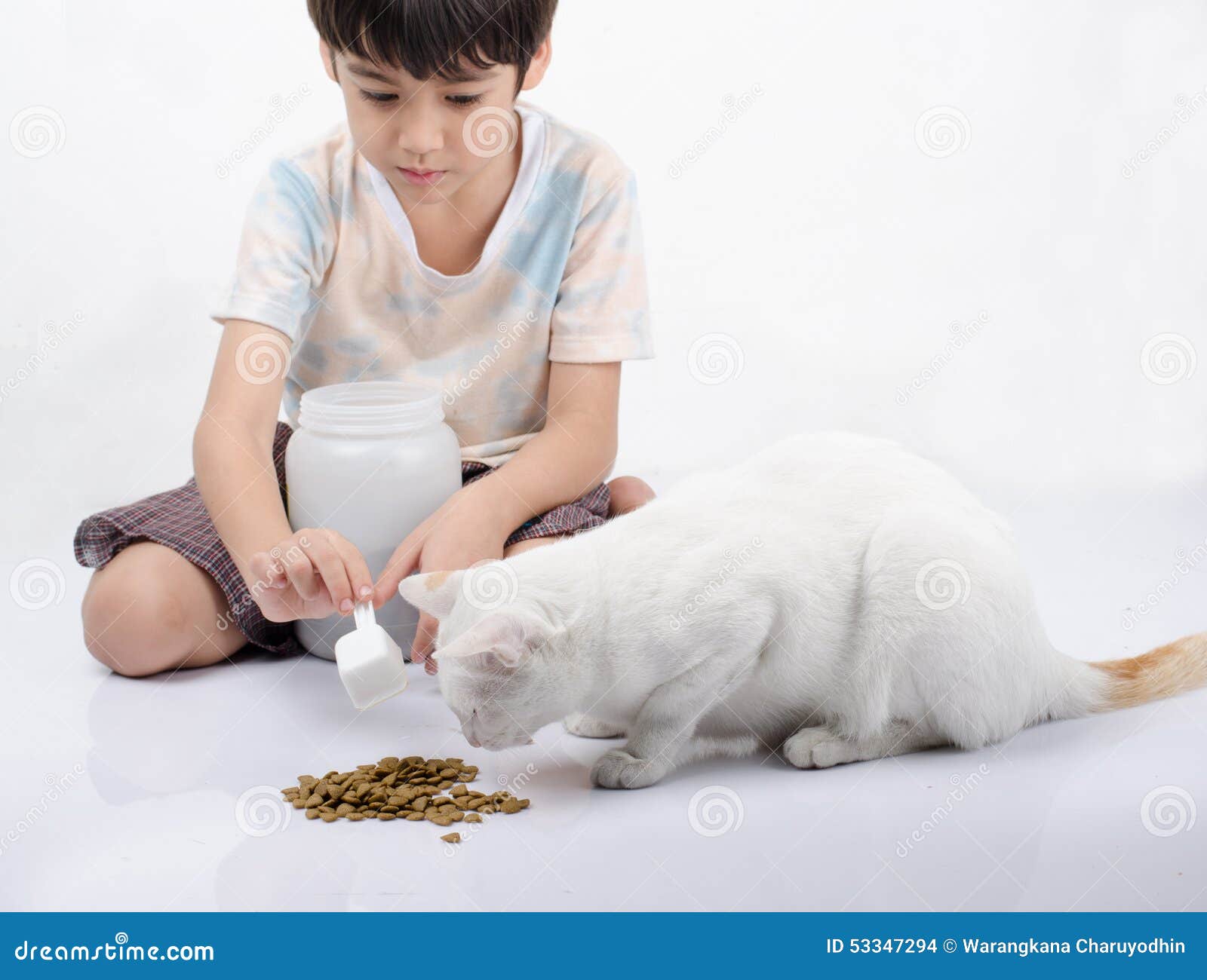 Giving Food With Love Stock Image | CartoonDealer.com #21976171