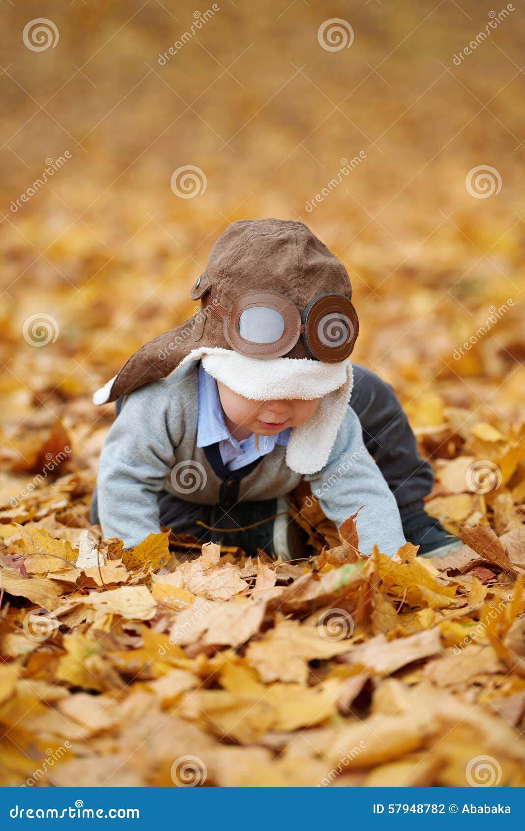 Little boy in helmet pilot stock photo. Image of kids - 57948782