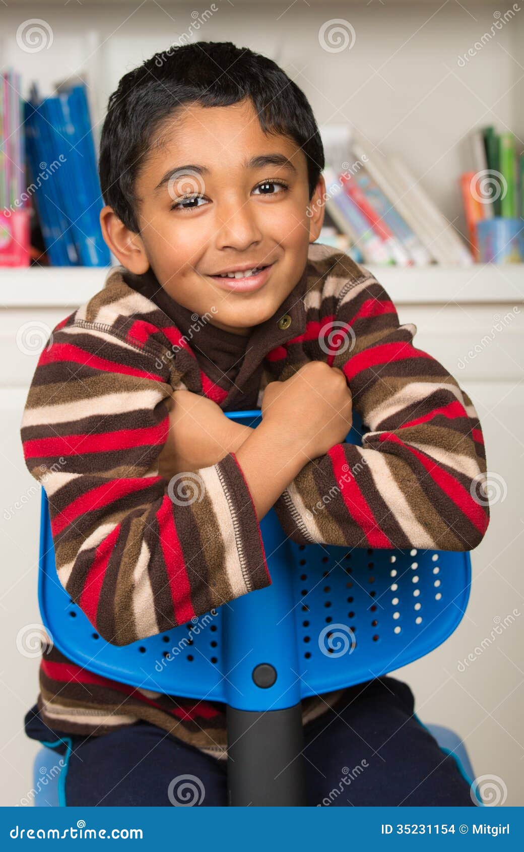 Little Boy at His Work Desk Stock Photo - Image of desk, sweet: 35231154
