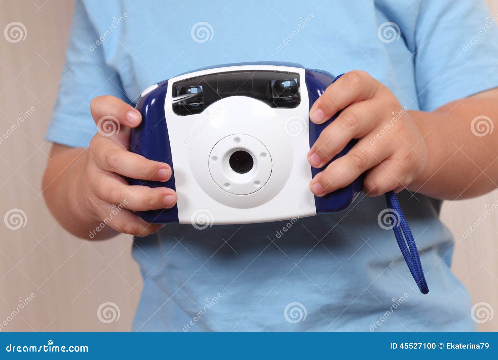 Little boy holding camera stock photo. Image of photographic - 45527100