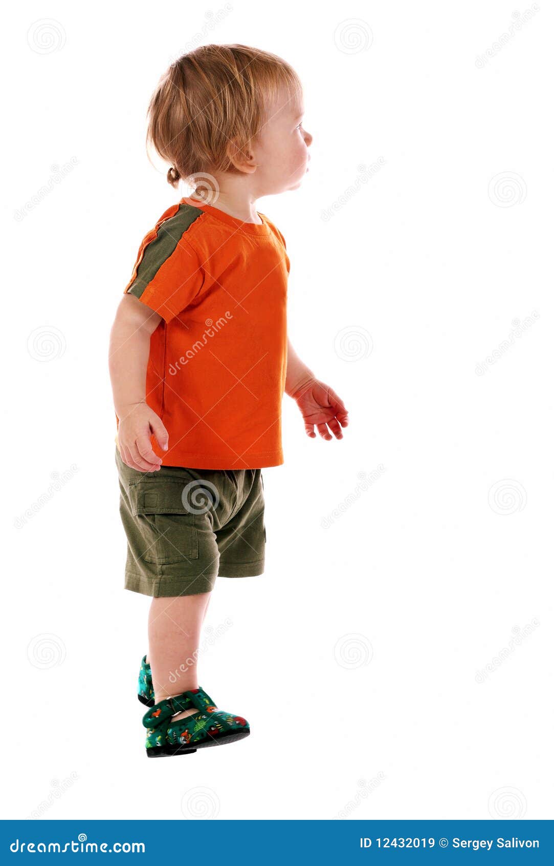 Little boy isolated stock image. Image of expression - 12432019