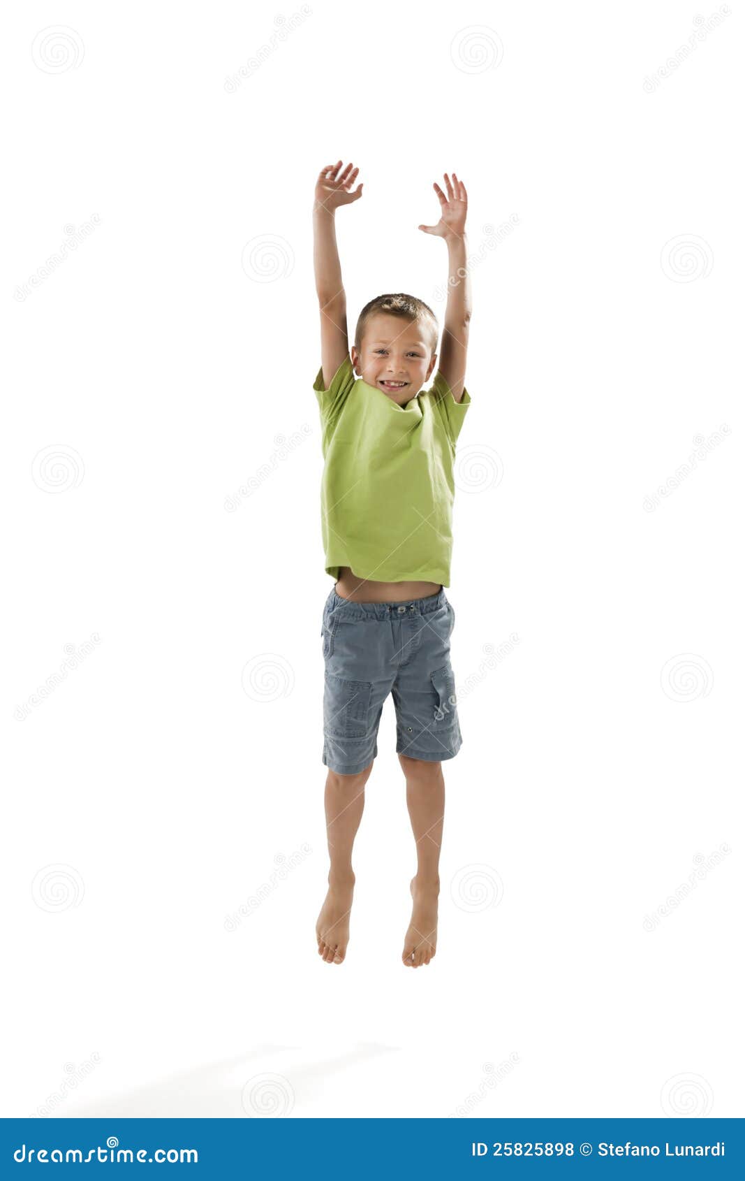 Little boy jumping stock photo. Image of smiling, isolated - 25825898