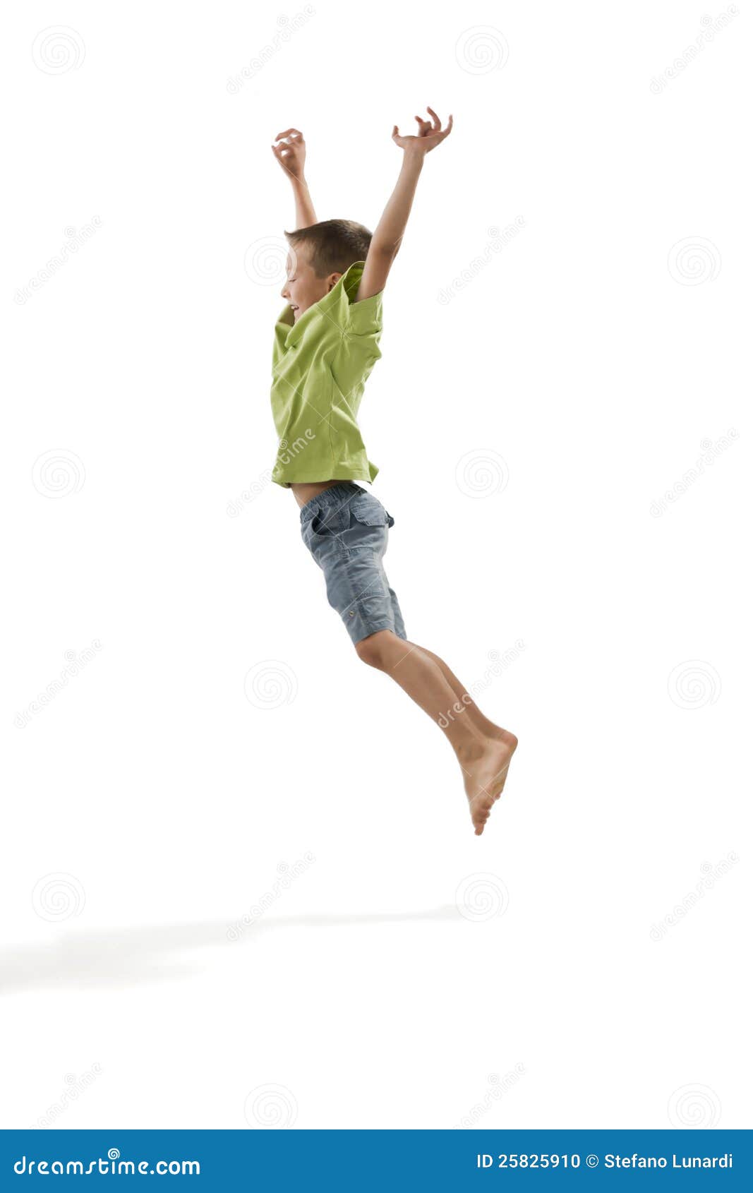 Little boy jumping stock photo. Image of side, children - 25825910