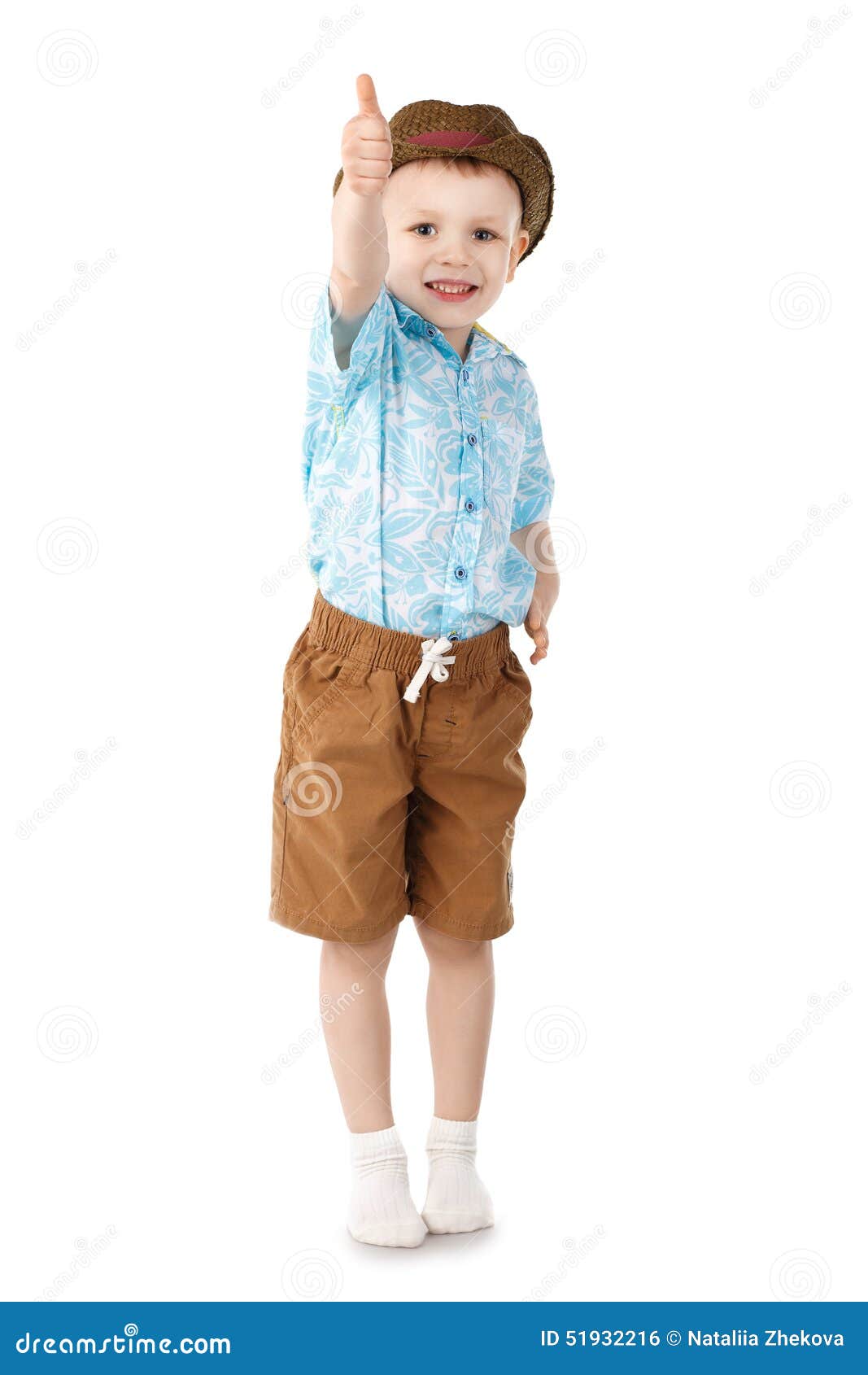 Little Boy Jumping and Having Fun Isolated on White Background. Stock ...