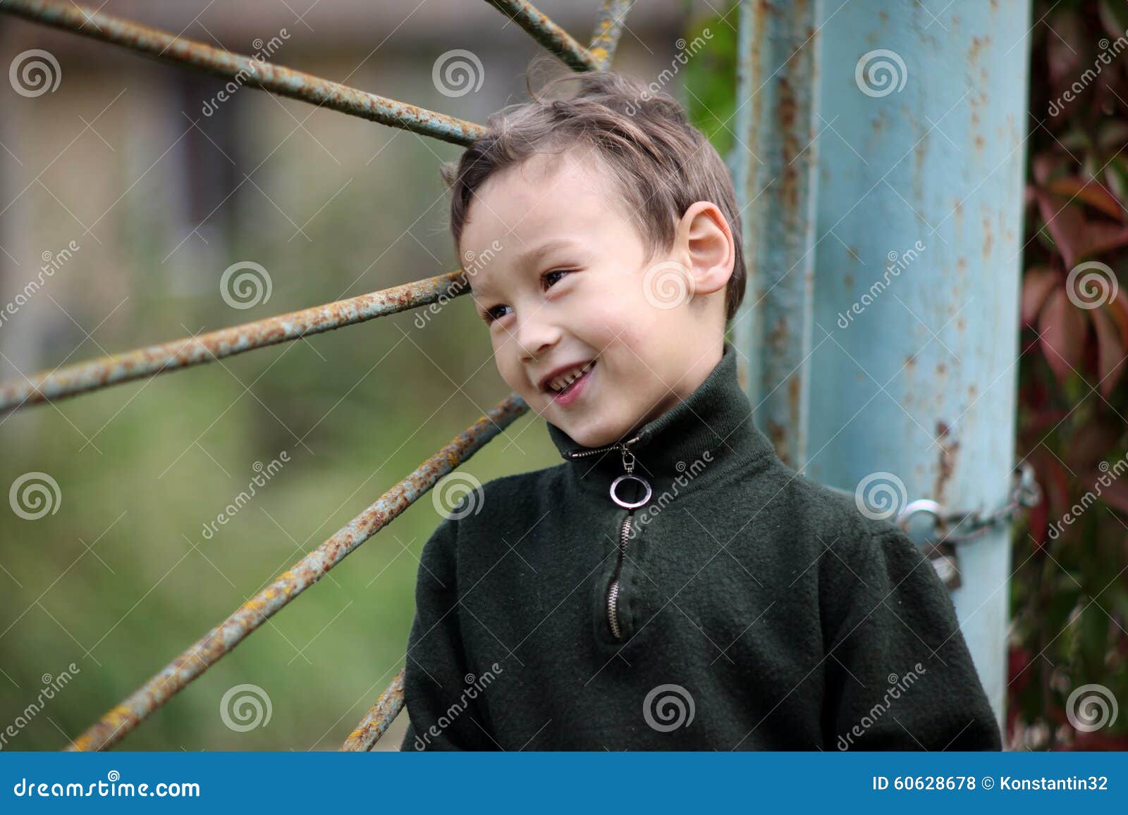 Little boy at lock door stock photo. Image of discover - 60628678