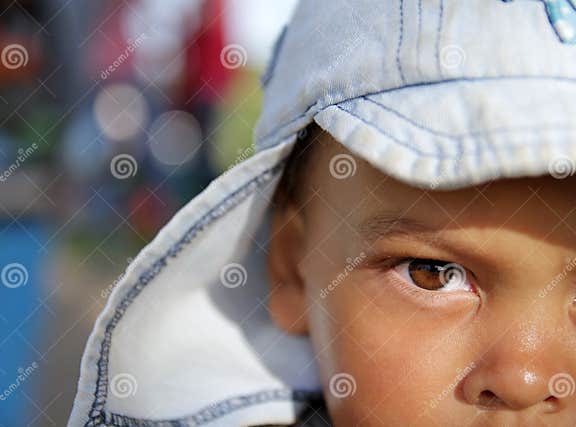 Little boy looking at you stock photo. Image of human - 132188572