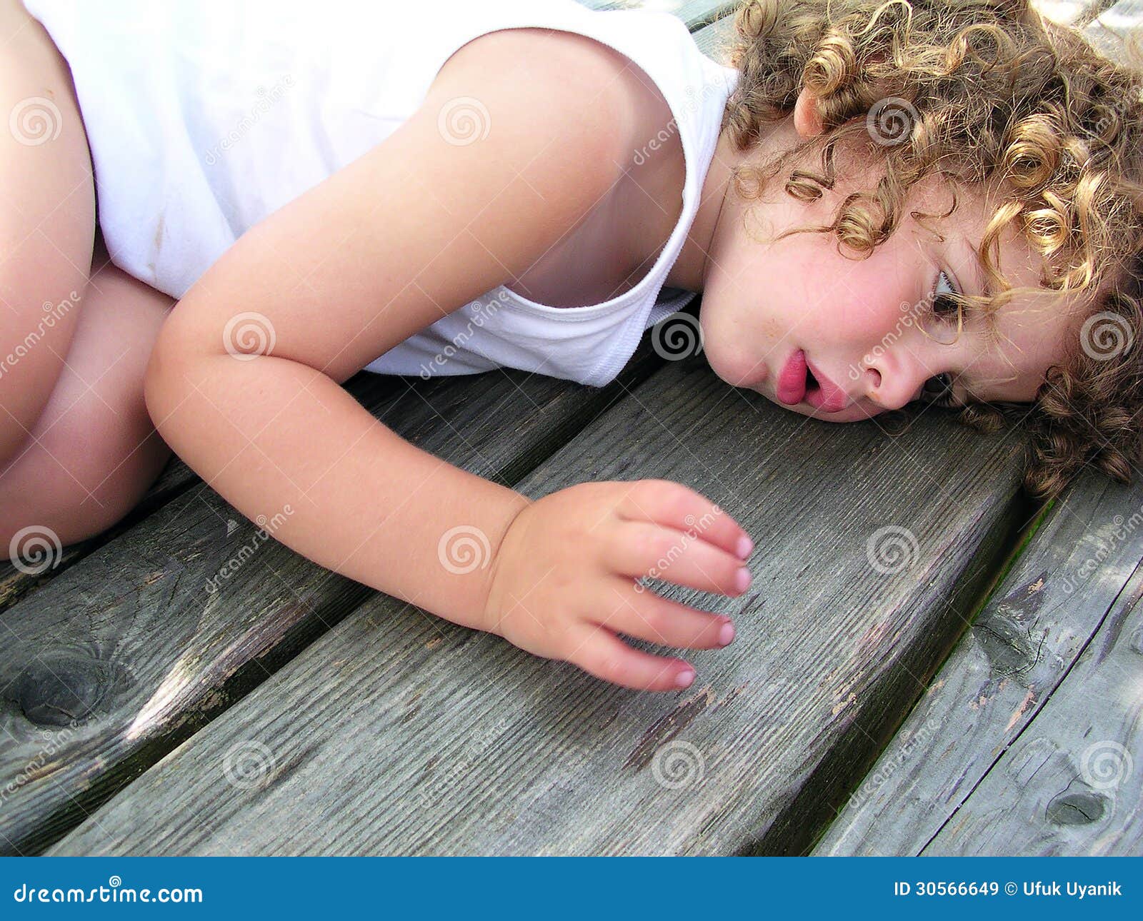 Little Boy Lying on the Table Stock Image - Image of infant, little ...