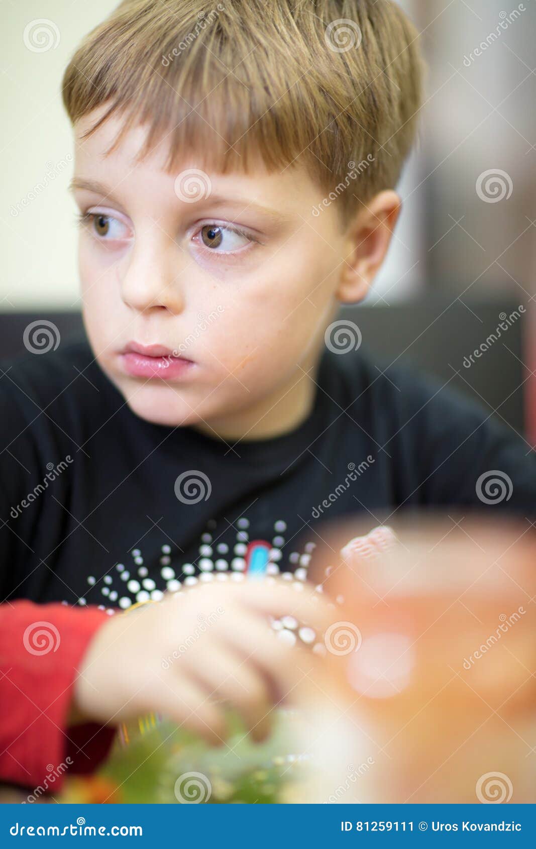 Little boy making faces stock image. Image of expression - 81259111