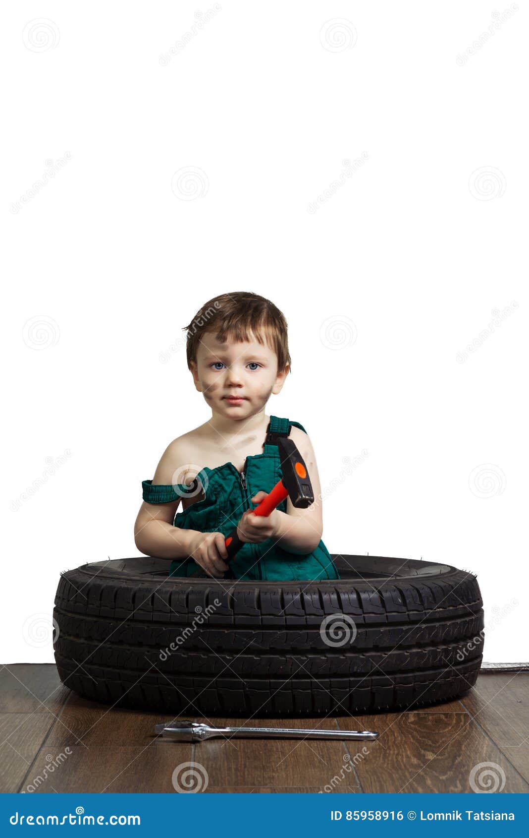 Little boy mechanic stock photo. Image of artisan, repair - 85958916