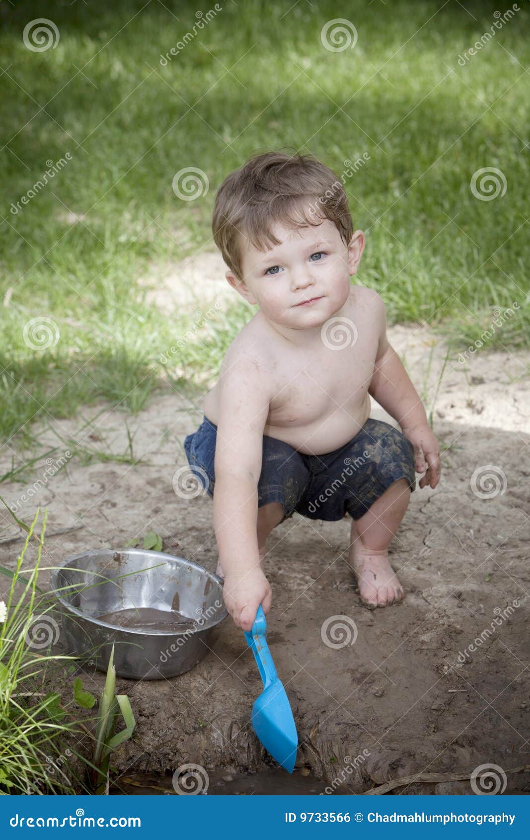 Little boy with muddy face stock photo. Image of happy - 9733566