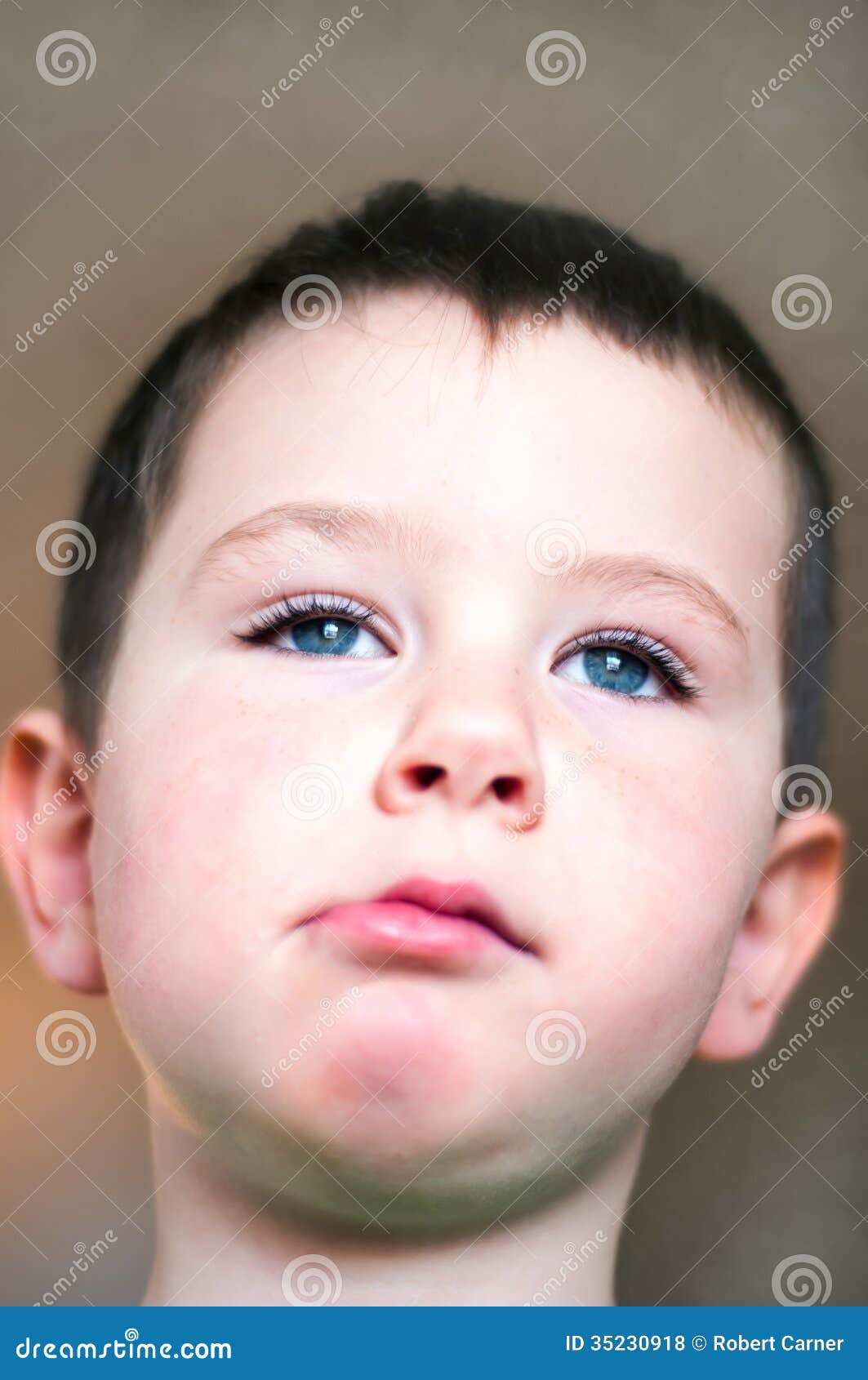 Little Boy Nervous stock photo. Image of people, childhood - 35230918