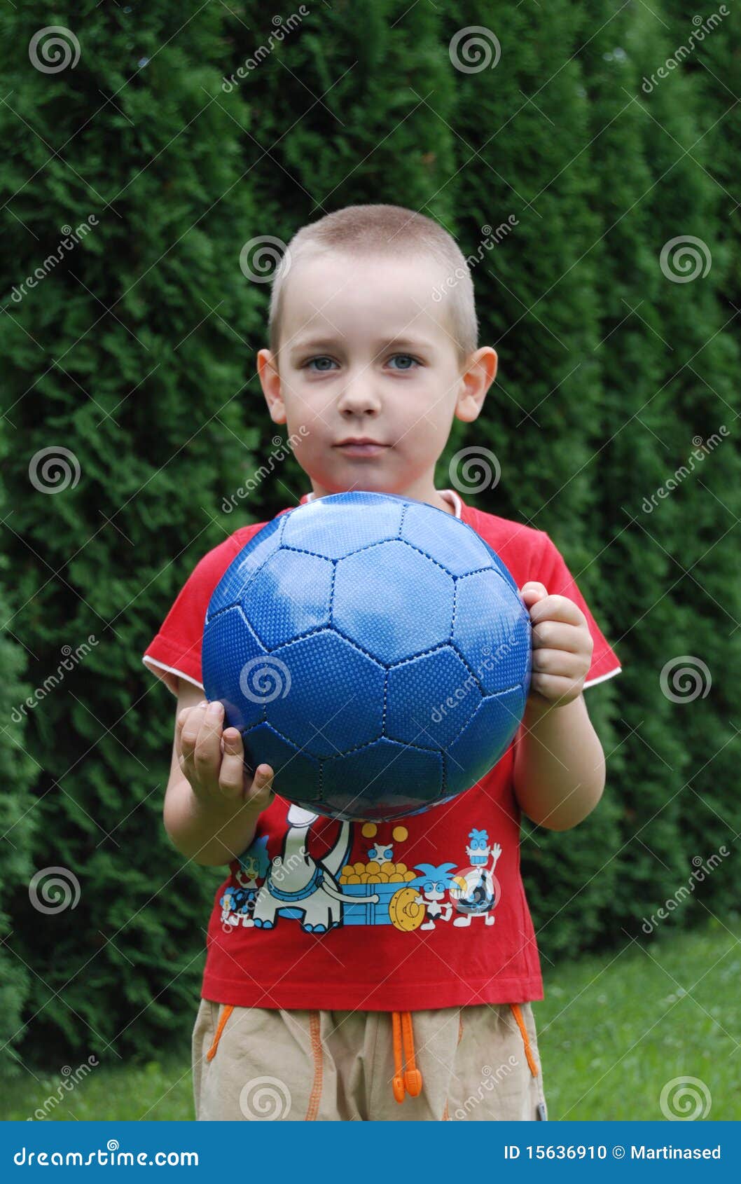 Little boy play football stock photo. Image of small - 15636910