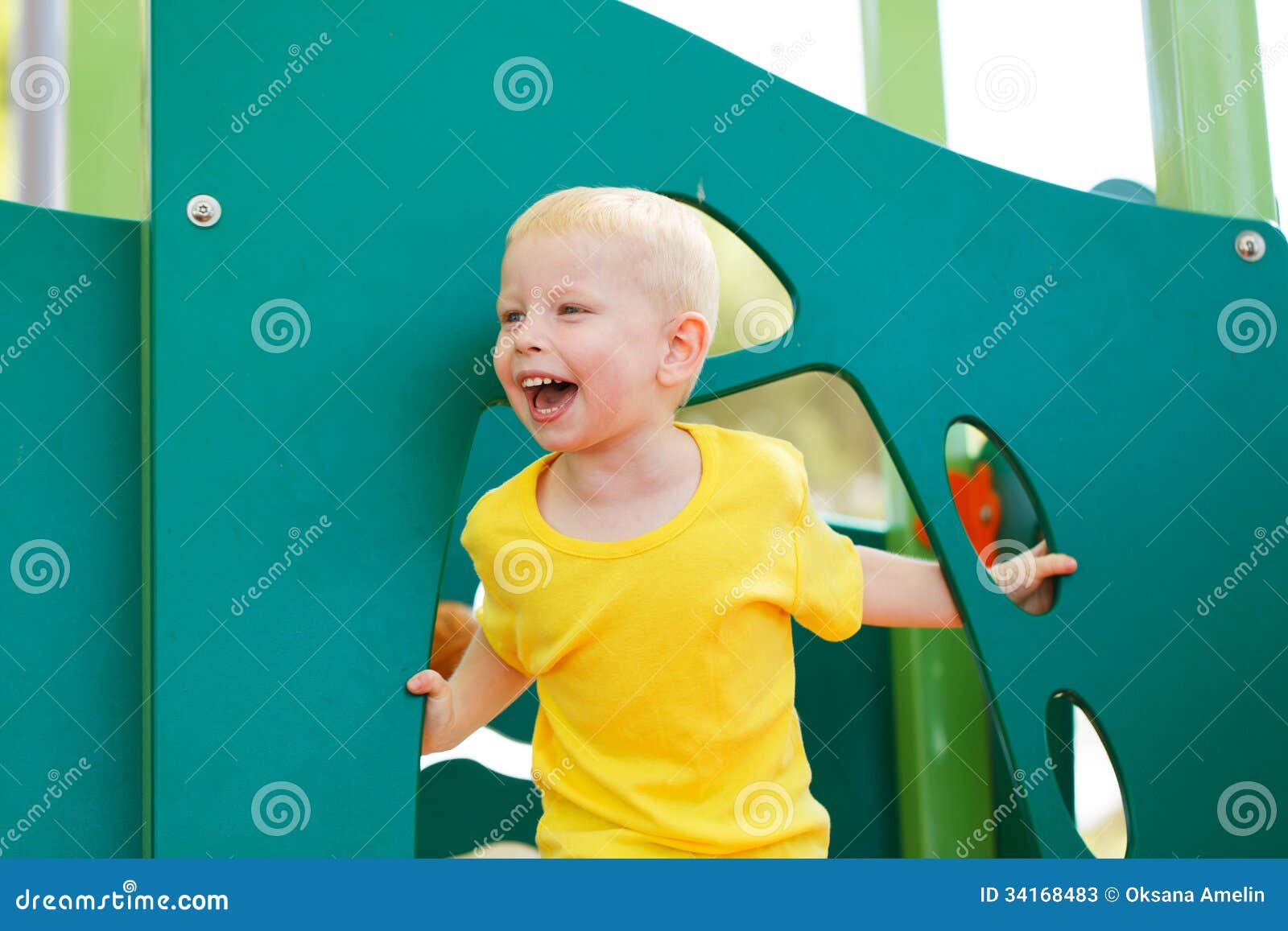 Little Boy play stock image. Image of excitement, leisure - 34168483