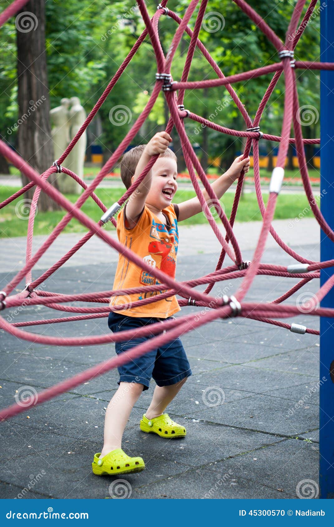 Little Boy on the Playground Stock Photo - Image of eyes, outdoor: 45300570