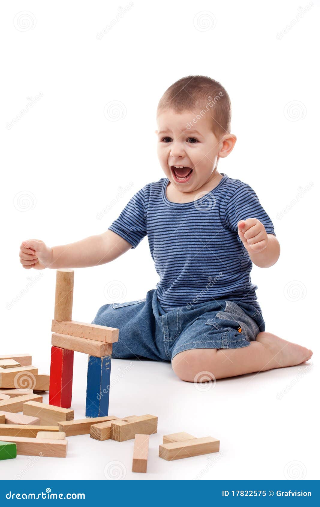 Little boy playing stock image. Image of play, small - 17822575