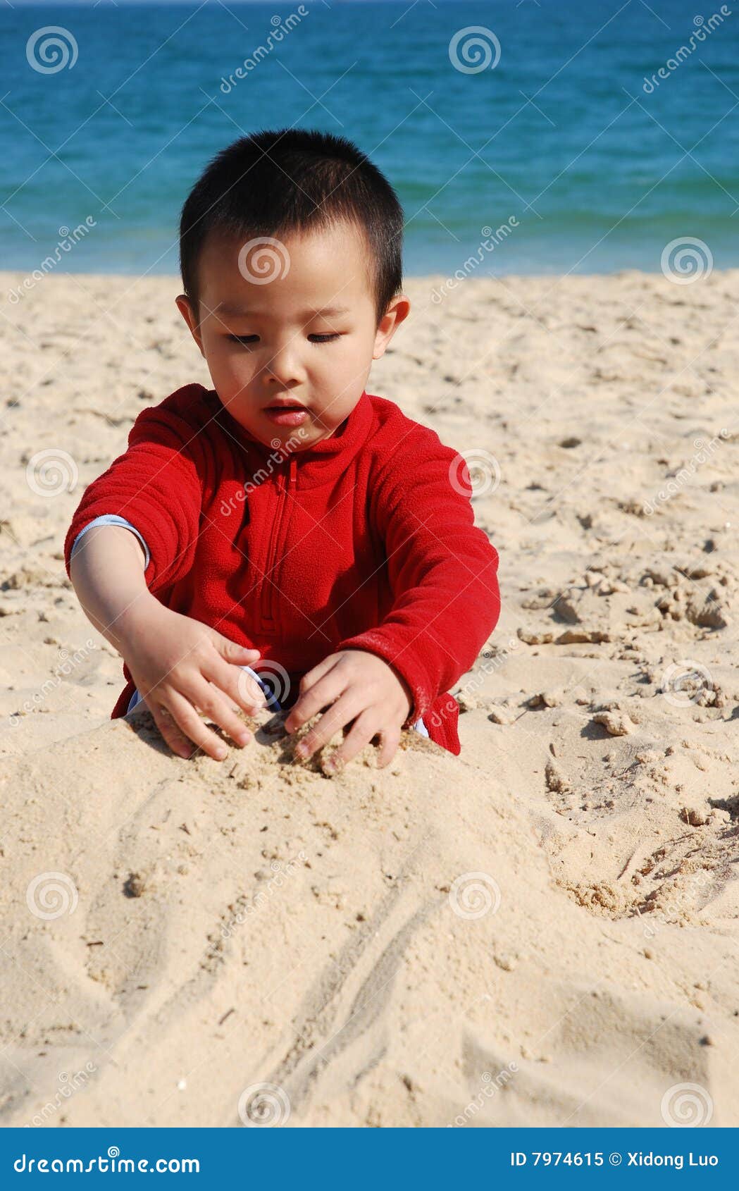 Little Boy Playing stock image. Image of little, lovely - 7974615