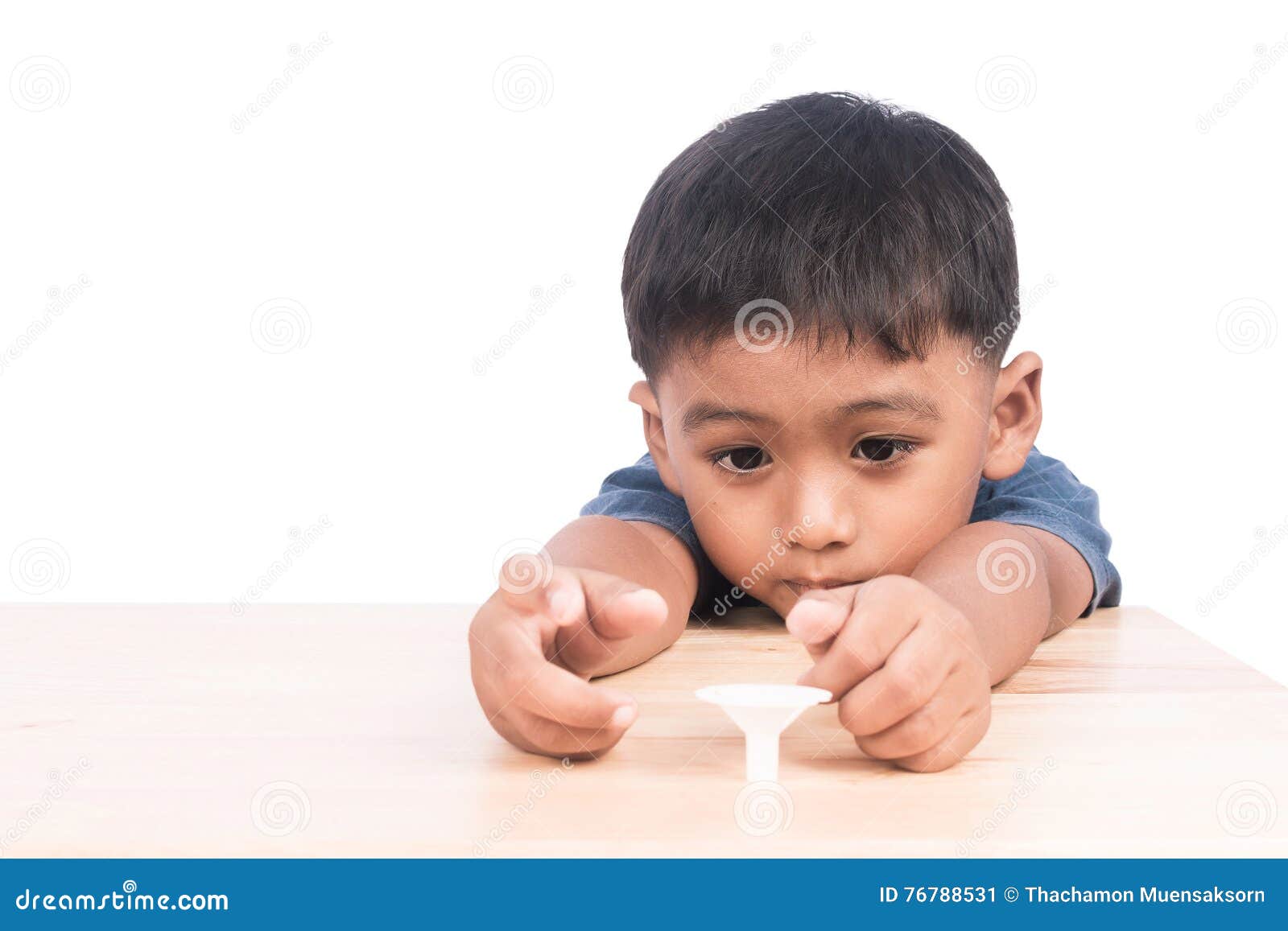 Little Boy Playing on Table Stock Image - Image of toddler, children ...