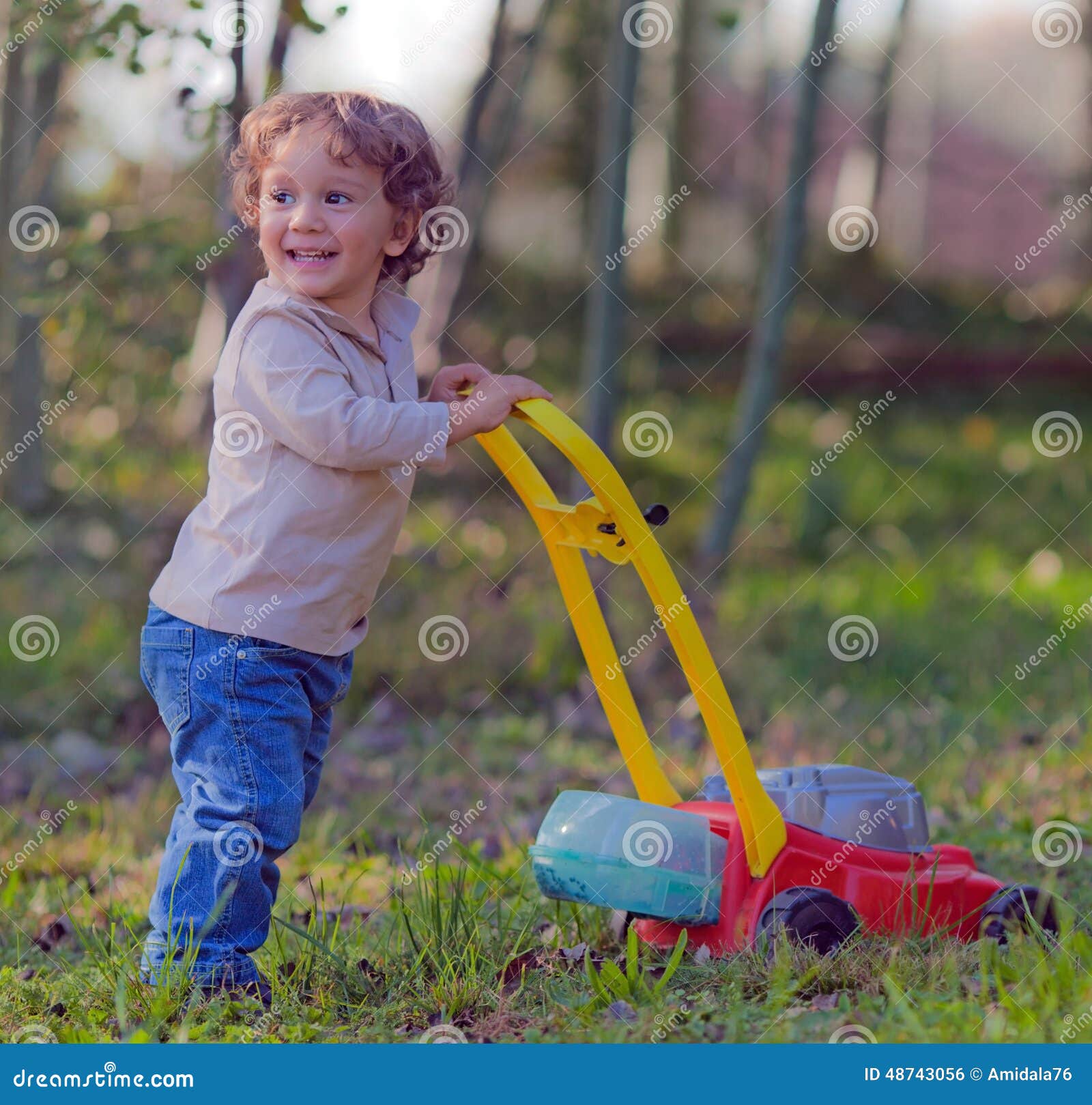 Little boy stock photo. Image of little, play, enjoy - 48743056