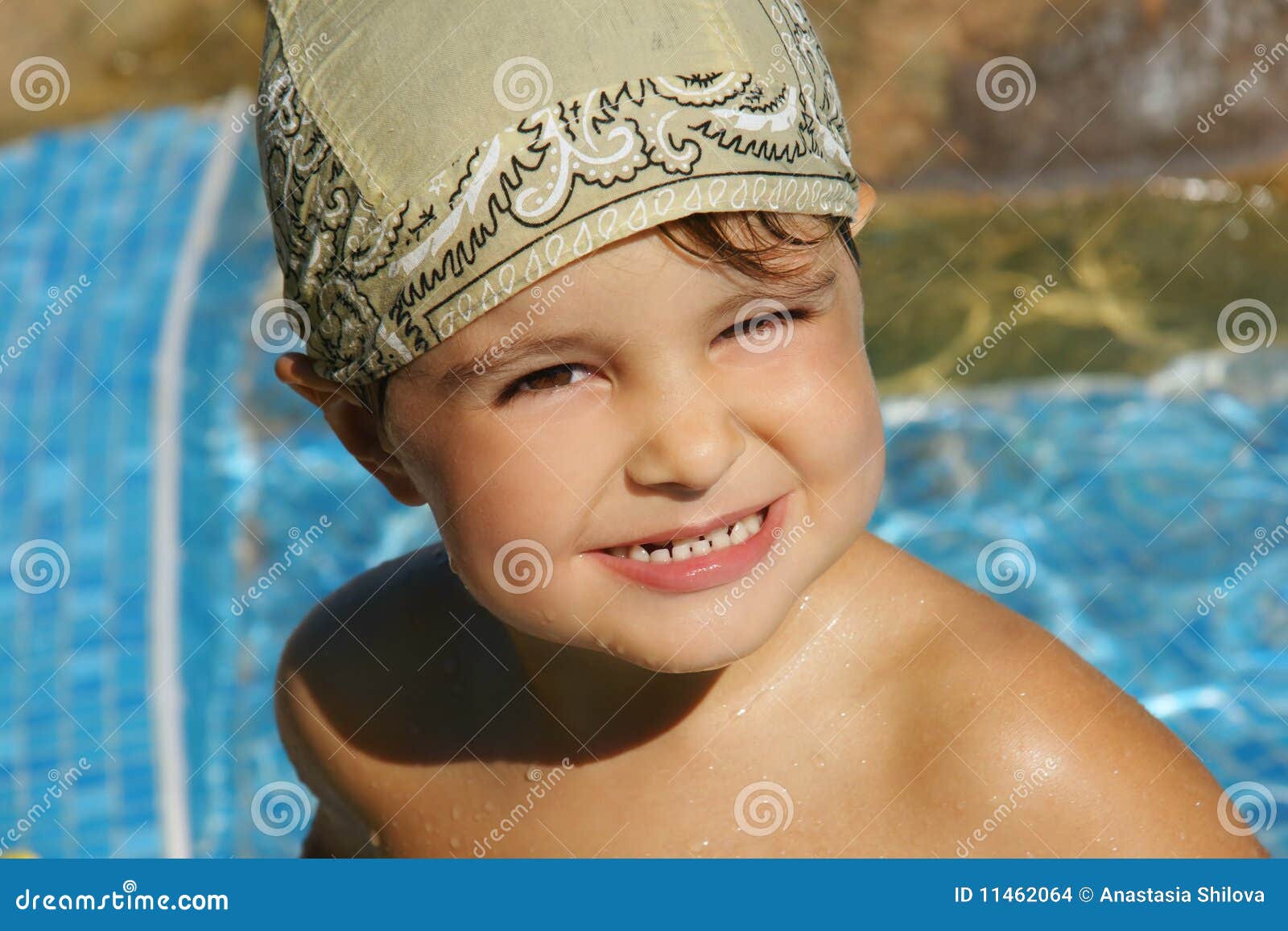 Little boy in pool stock photo. Image of nice, outdoor - 11462064