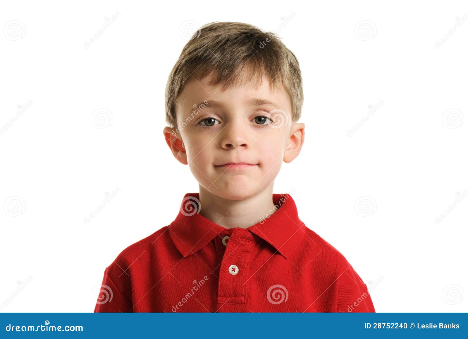 Little Boy Portrait Isolated On White Background Stock Photo - Image of ...