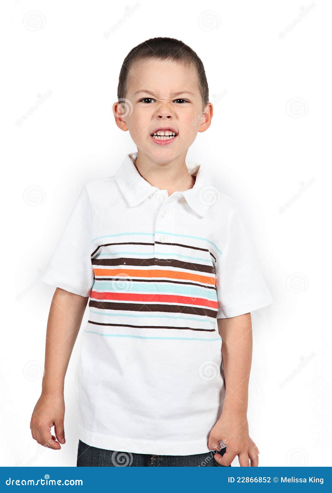 Little Boy Posing with Smile Stock Photo - Image of childhood, looking ...