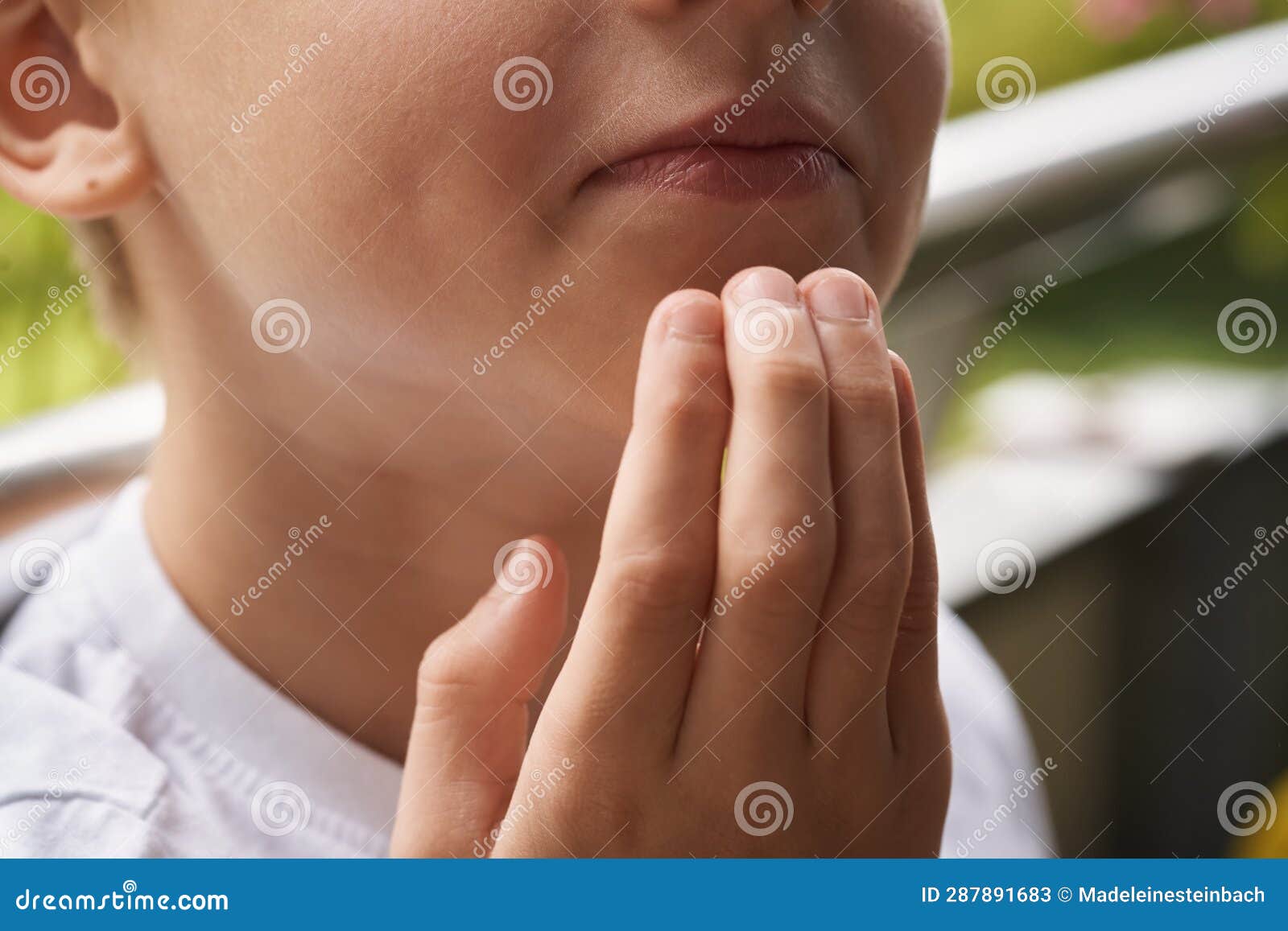 Little Boy Practicing EFT Tapping - Emotional Freedom Technique Stock ...