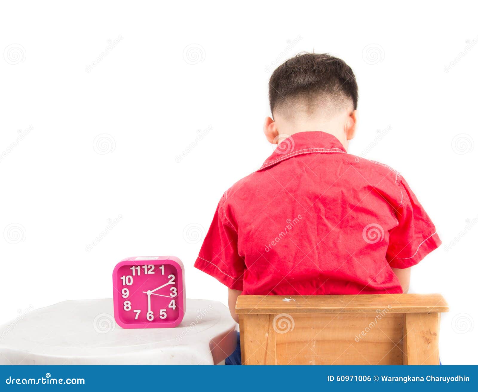 Little Boy is Punishing on Time Out at Home Stock Photo - Image of ...
