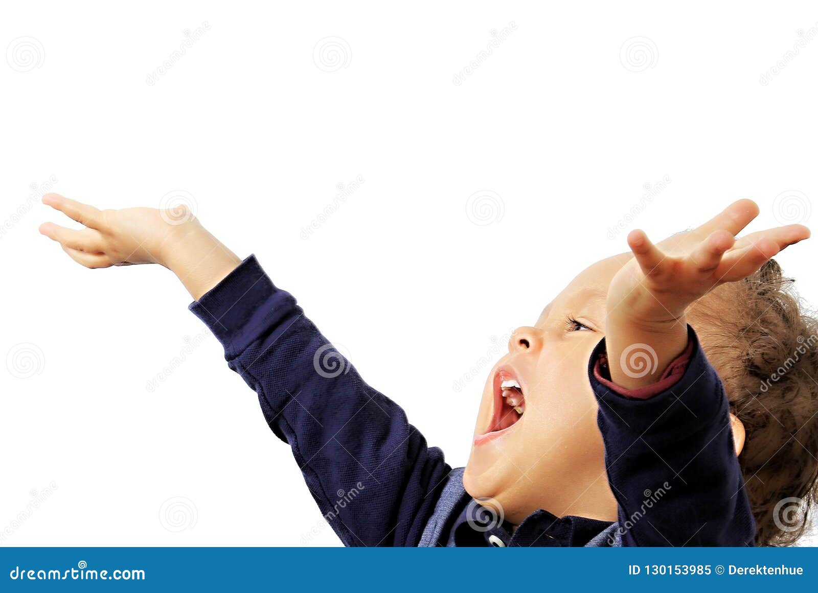 Little Boy Reaching for Somthing Stock Image - Image of show, person ...