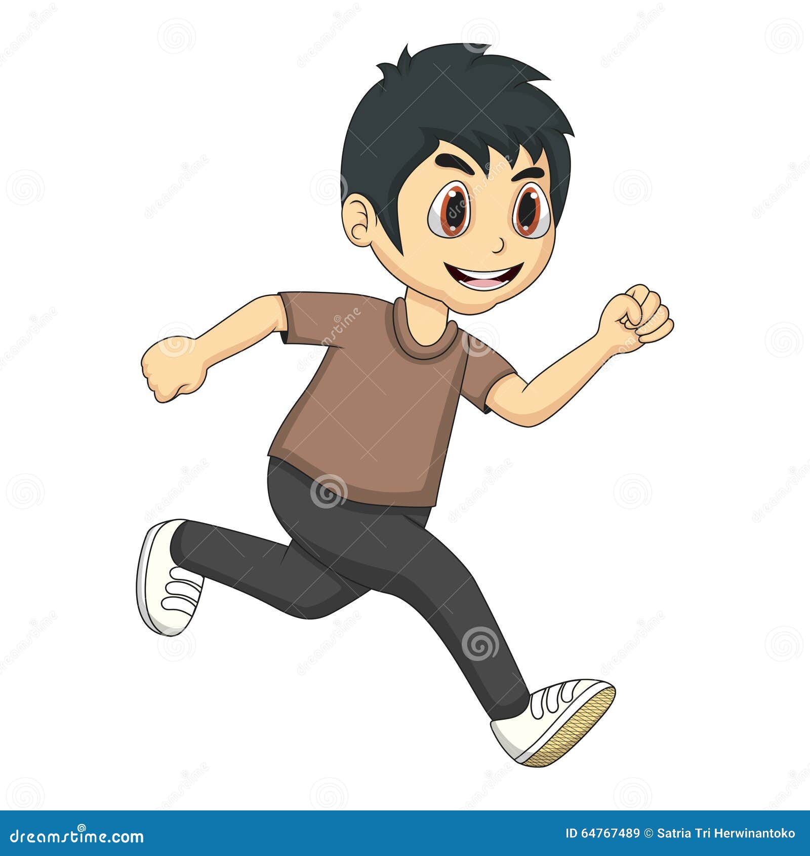 Animated Boy Running