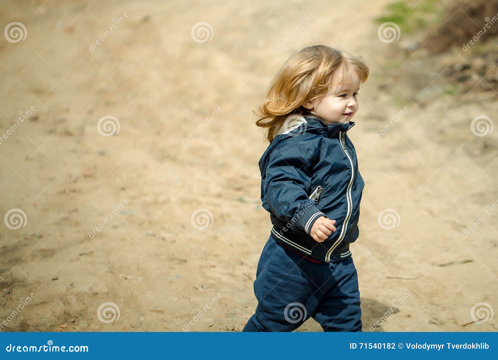 Little boy is running stock photo. Image of playful, play - 71540182