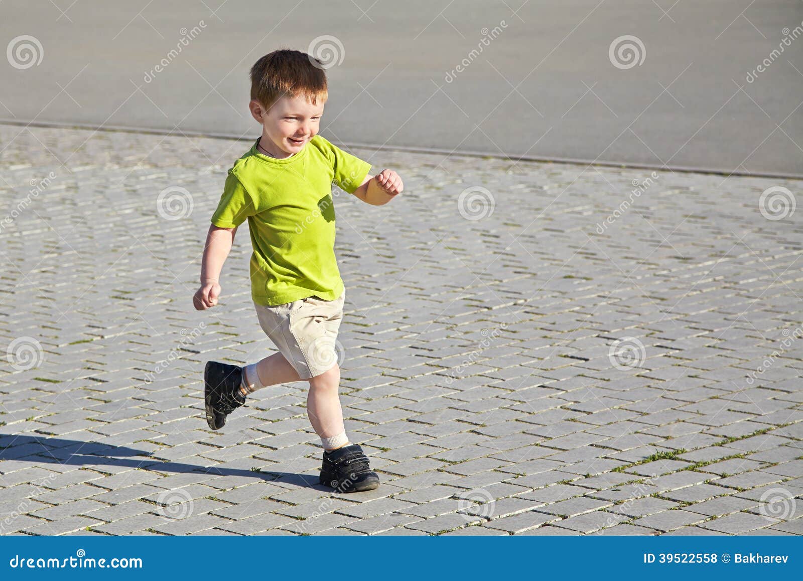 Little boy running stock photo. Image of jogging, happiness - 39522558