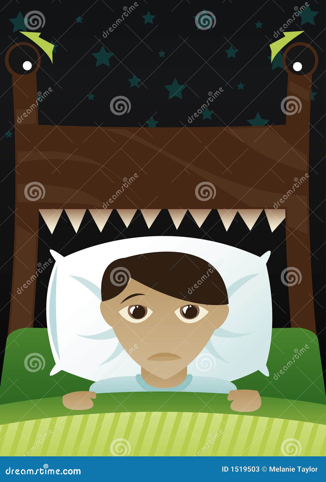 Scared Of The Dark Cartoon