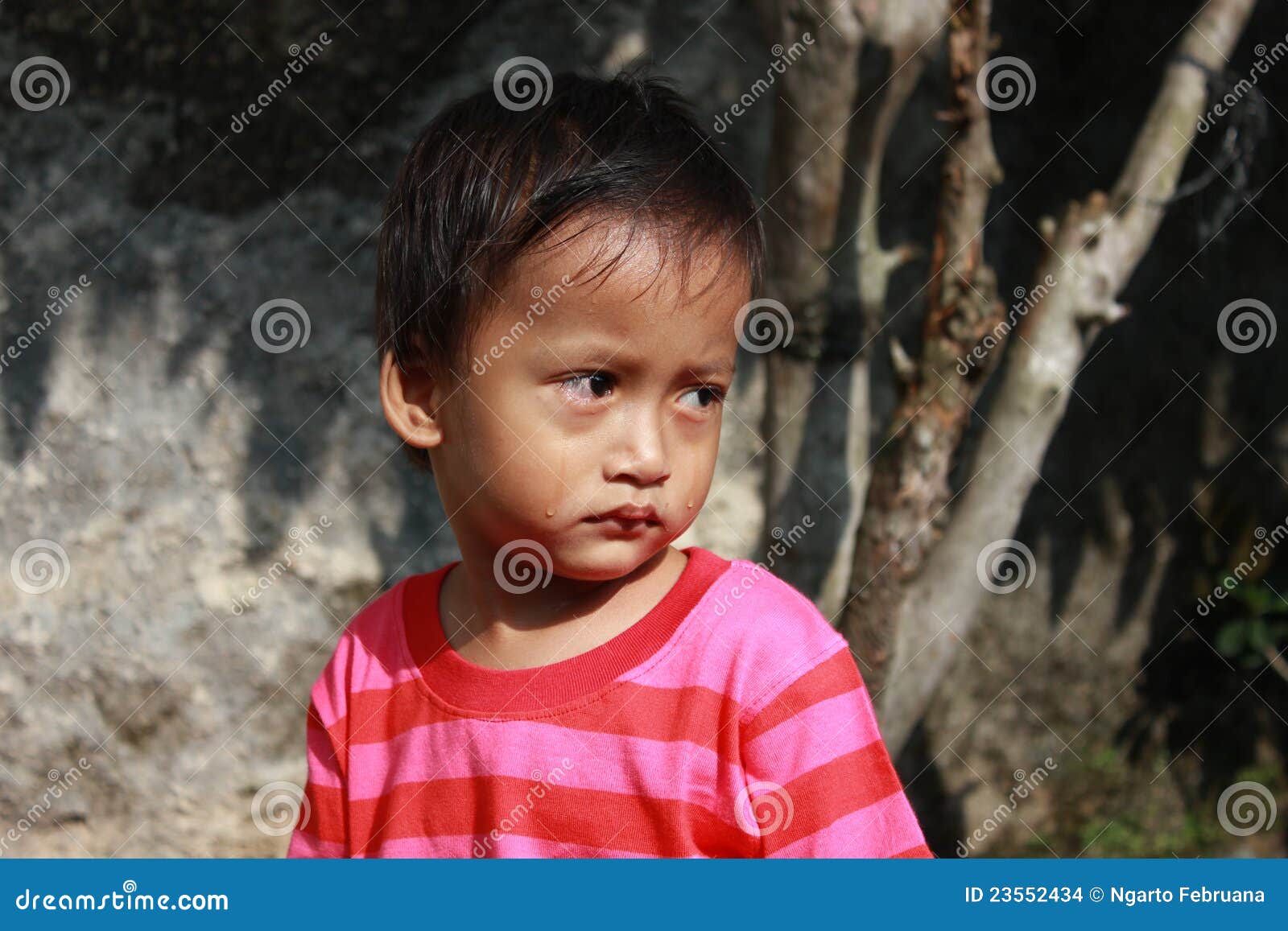 Little Boy Sad stock photo. Image of indonesia, child - 23552434