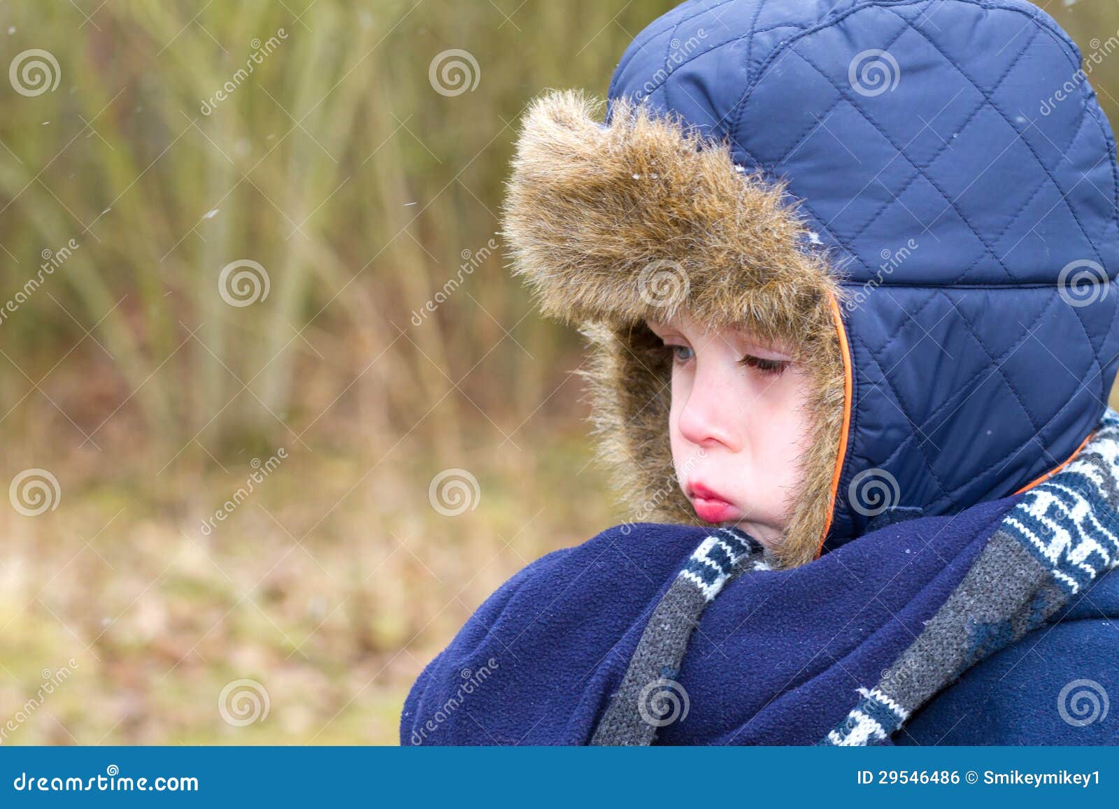 Little Boy with Sad Bottom Lip Stock Photo - Image of grumpy ...