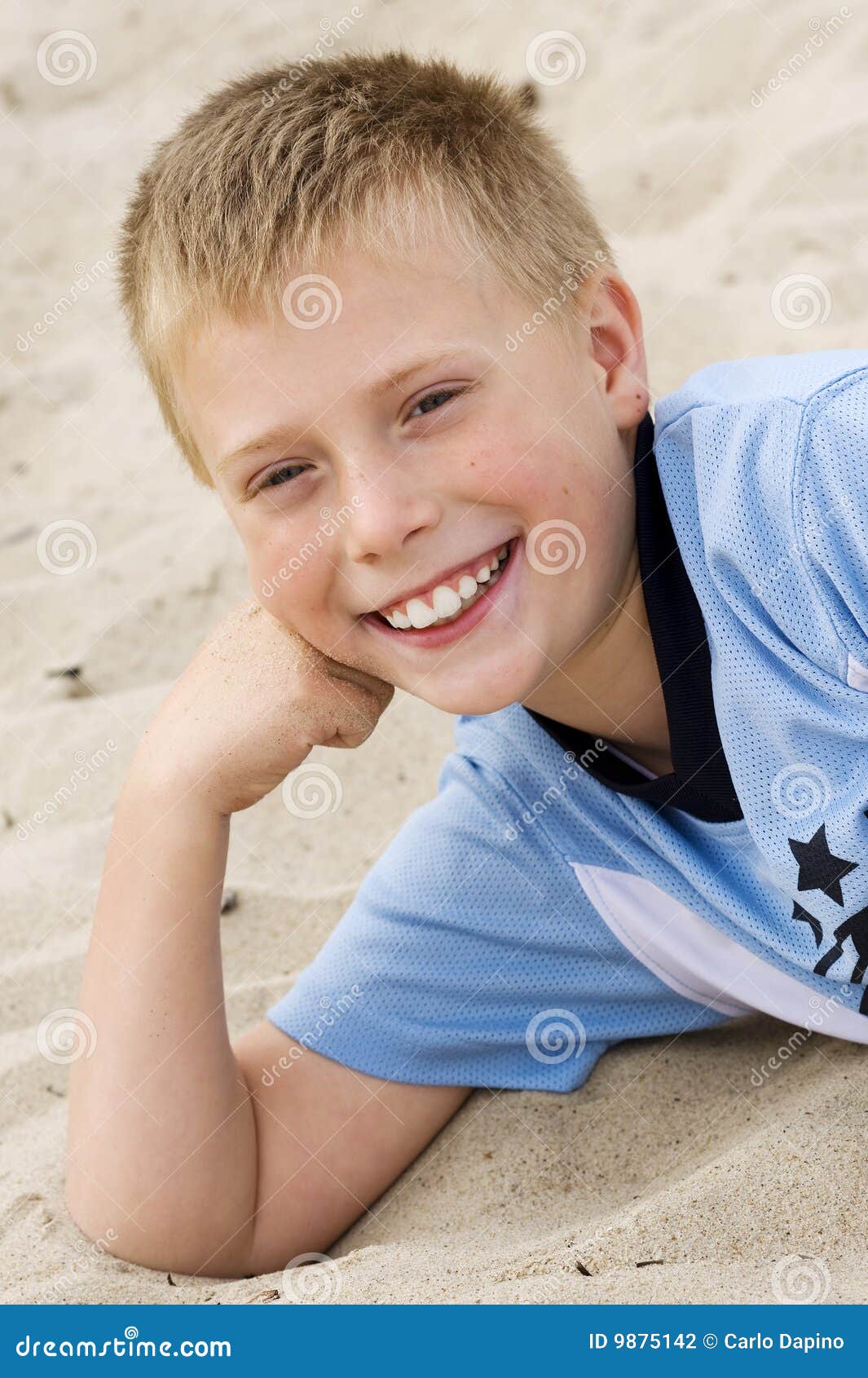 Little boy on the sand stock photo. Image of child, sand - 9875142