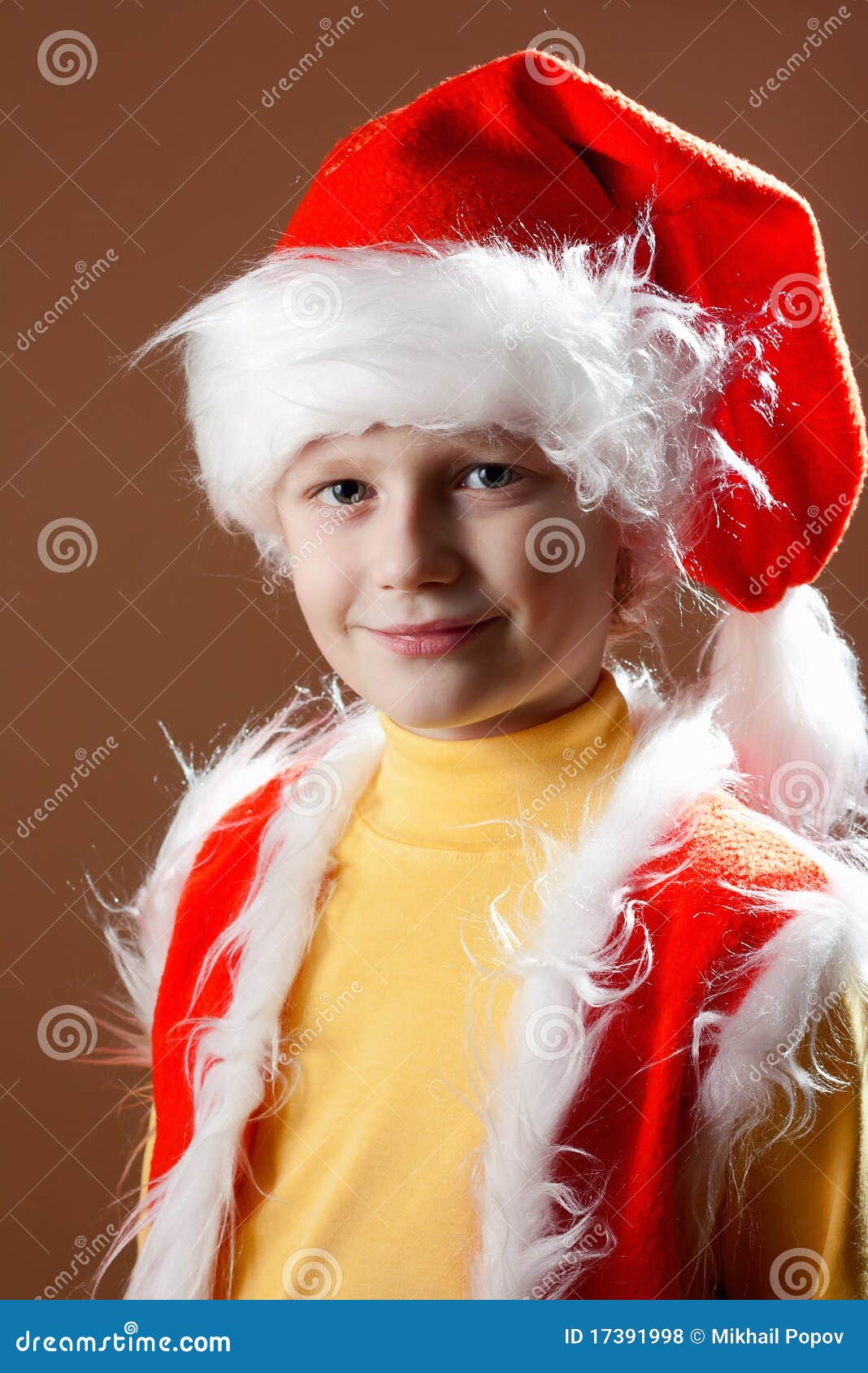 Little Boy in Santa Claus Suit Stock Photo - Image of costume ...