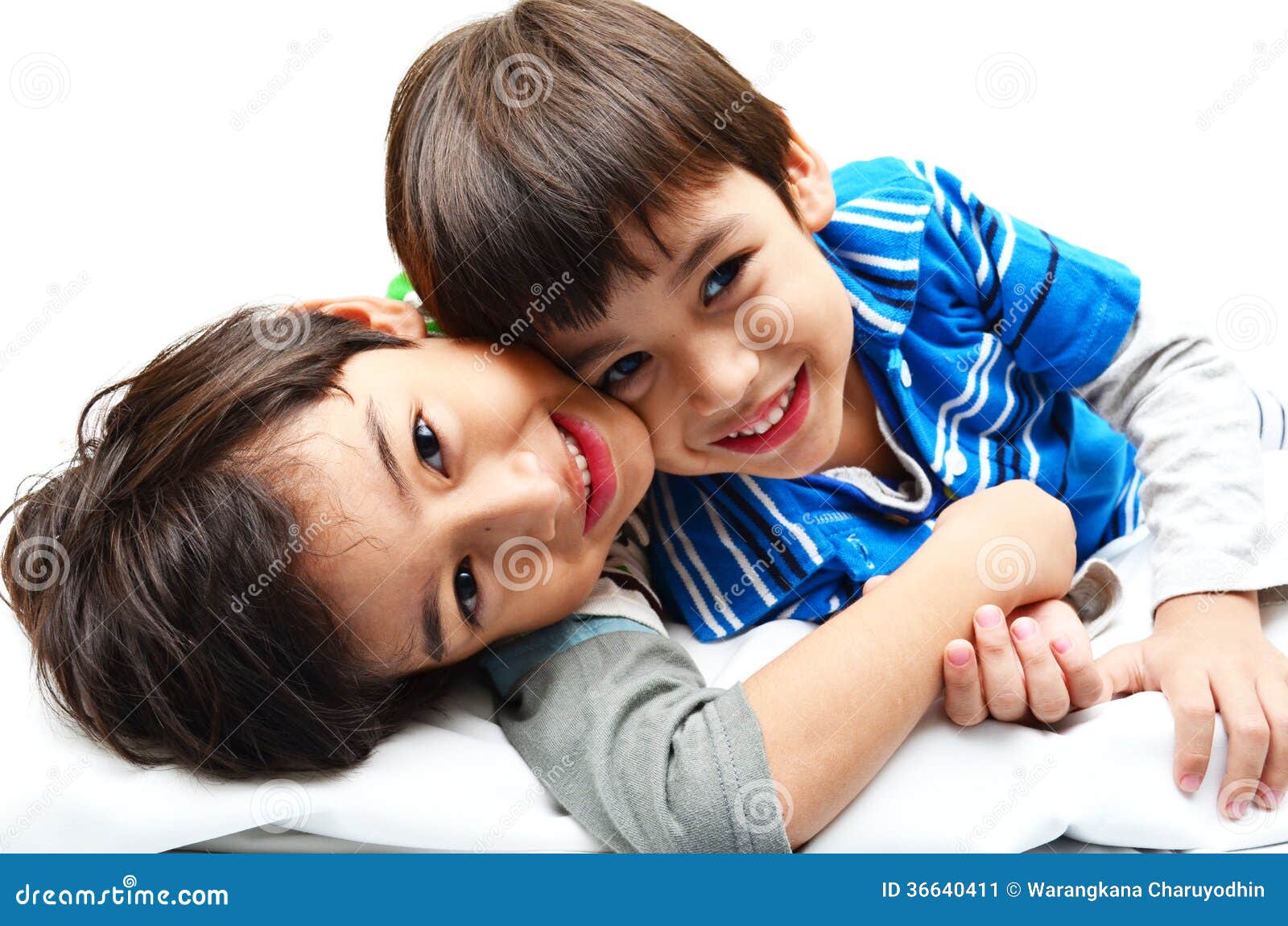 Little Boy Sibling Together Stock Image - Image of brothers, happiness ...
